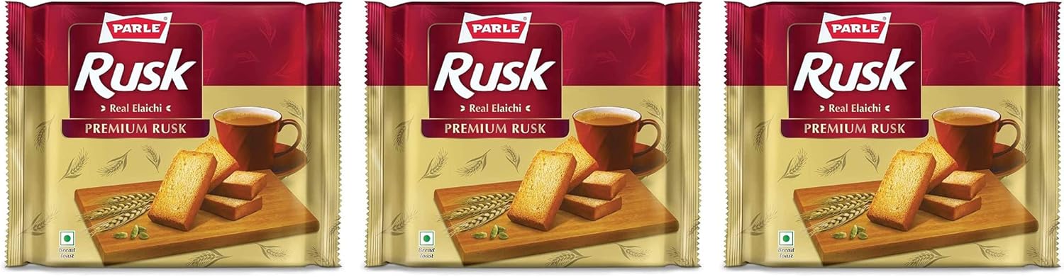 Parle Rusk 200g (Pack of 3) – Real Elaichi – Premium Rusk - Highly ...