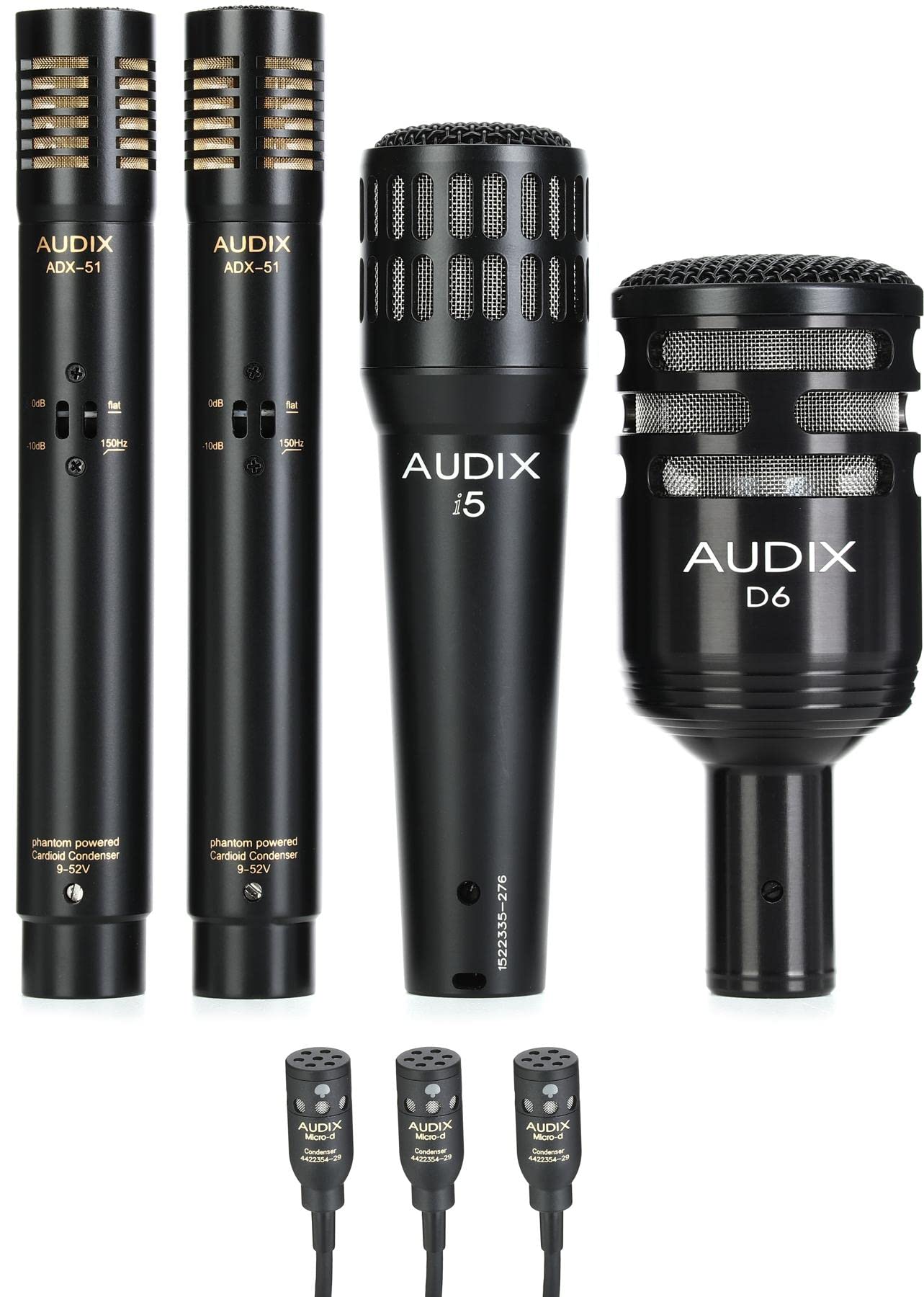 Snapklik.com : Audix DP7MICRO 7-piece Drum Microphone Package For Live ...