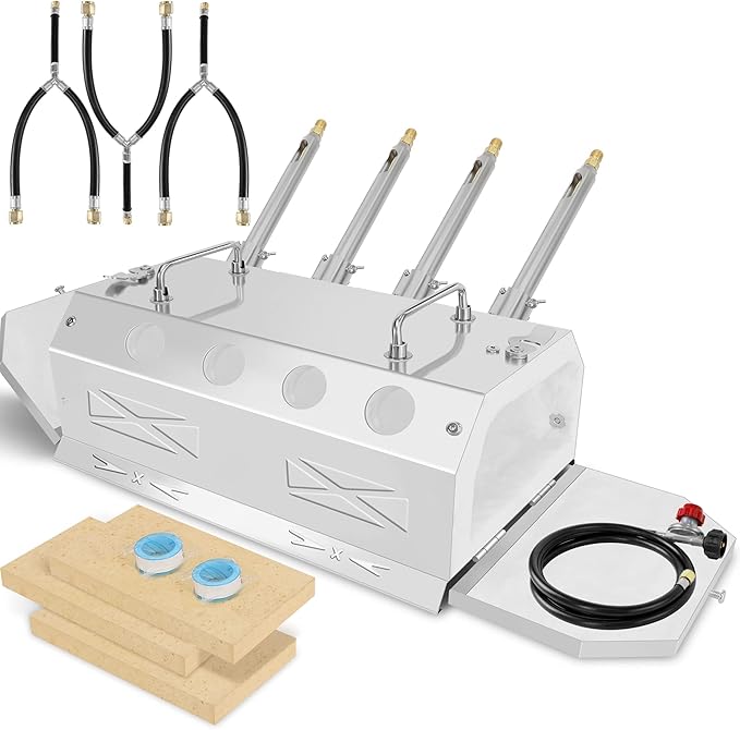 Amazon.com: Nelyrho Gas Propane Forge 2600°F,Double Door,Large Capacity ...