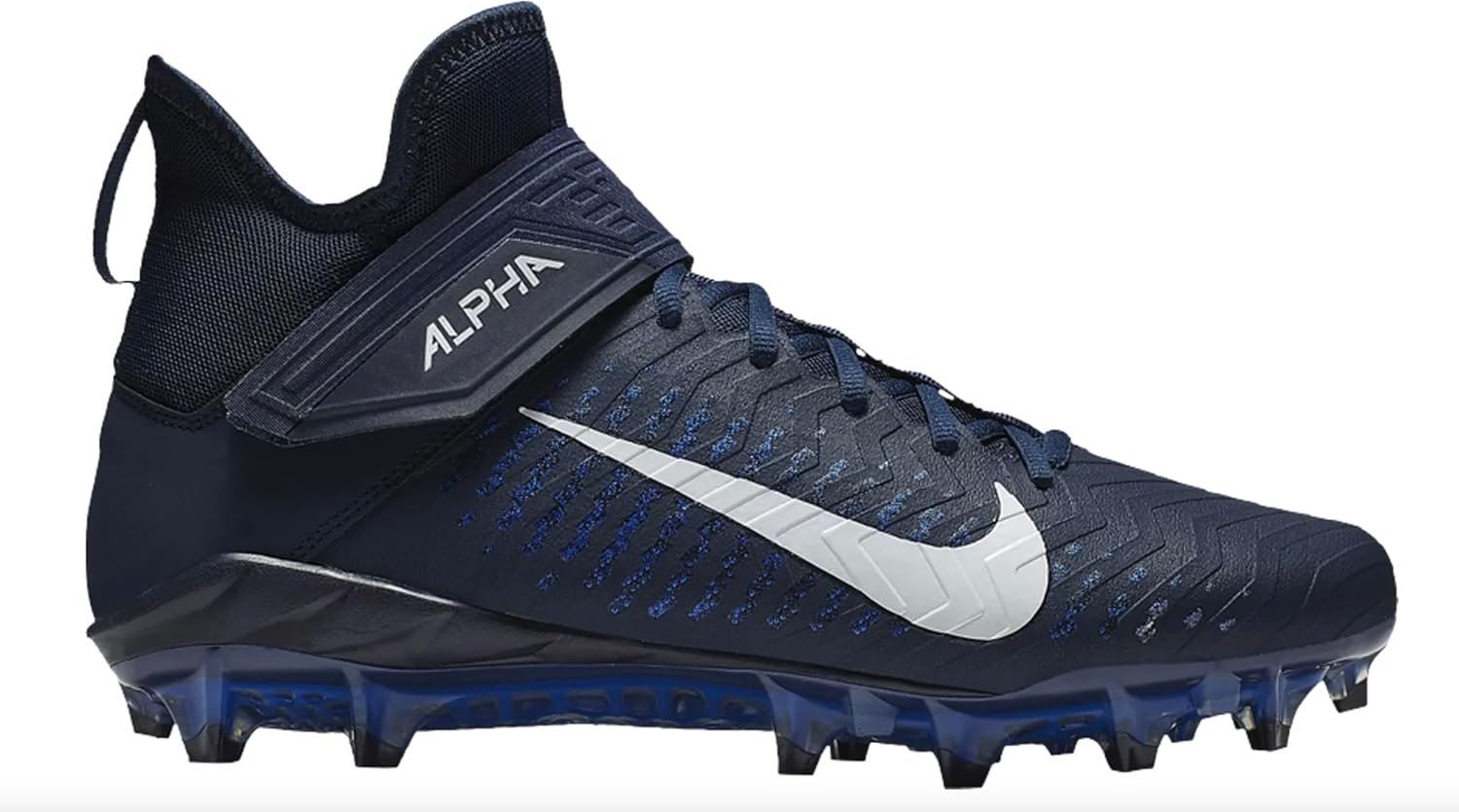 Amazon.com | Nike Alpha Menace Pro 2 Mid BV3945-404 Navy Blue Men's ...