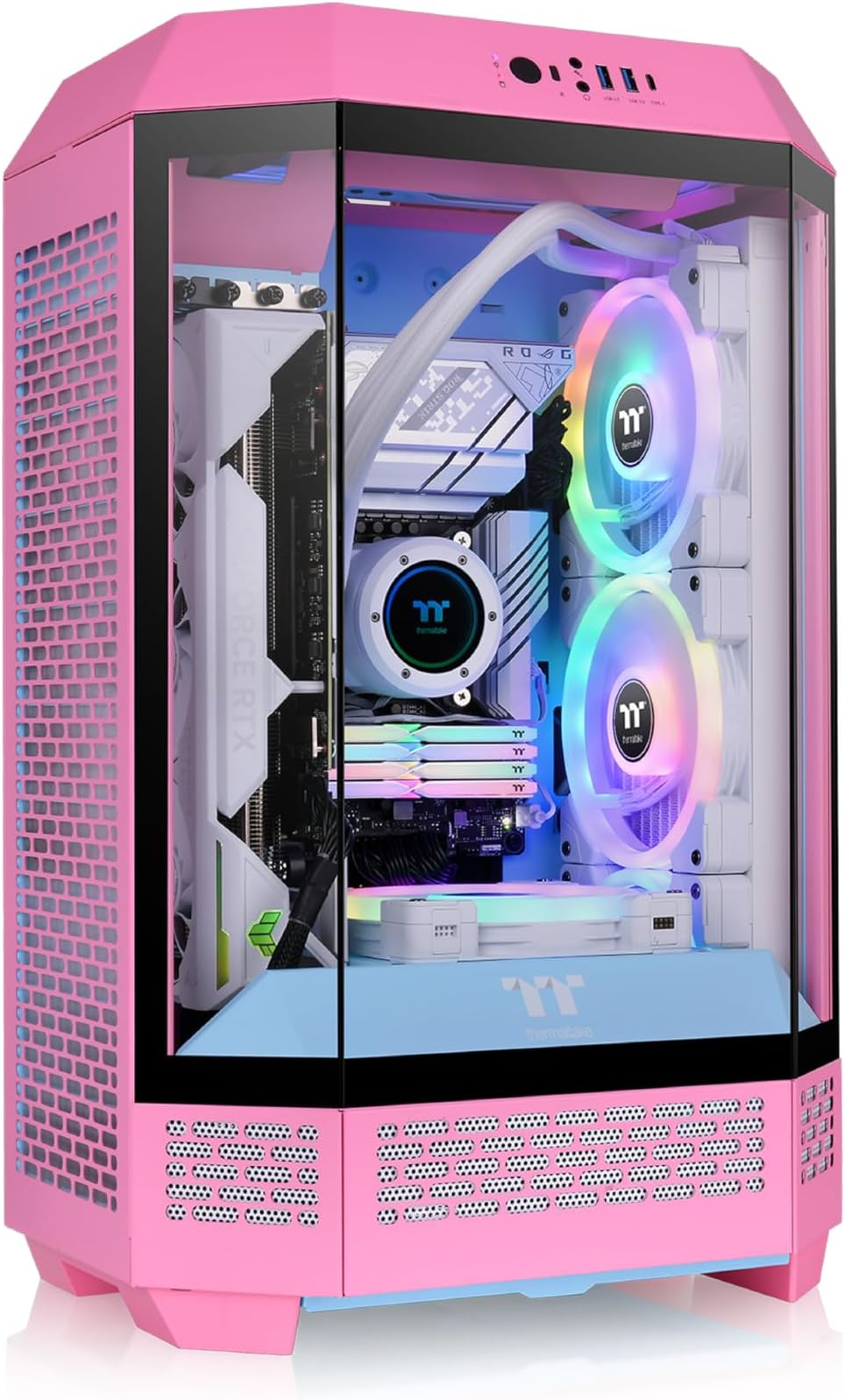 Amazon.com: HYTE Y70 Mid-Tower ATX Gaming PC Desktop Case - Panoramic ...