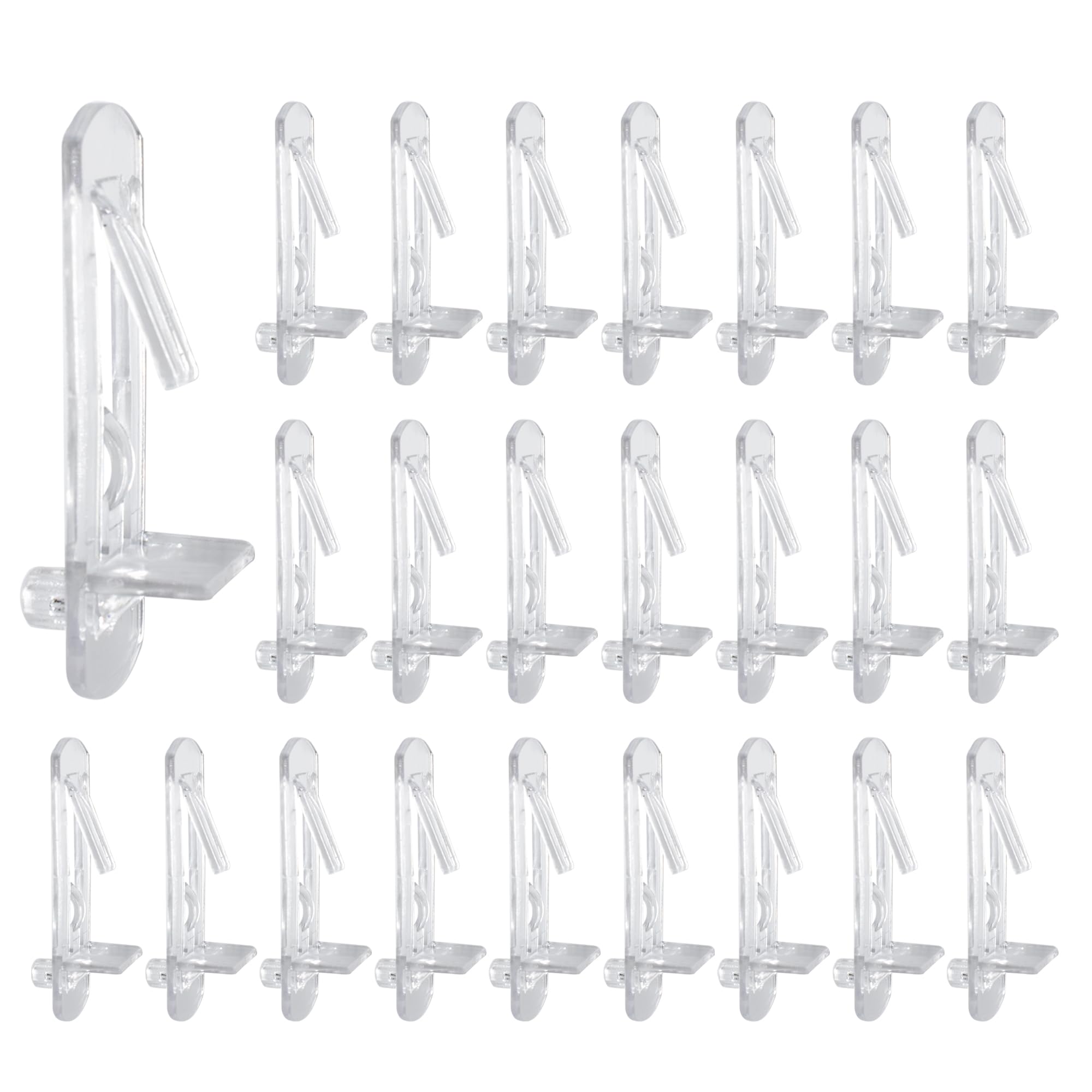 Amazon.com: Pocoxll Clear Cabinet Shelf Pins & Clips, 5mm Peg x 5/8 ...