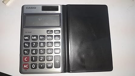 Casio SX-300P-W Portable Calculator with Metallic faceplate : Amazon.in: Office Products