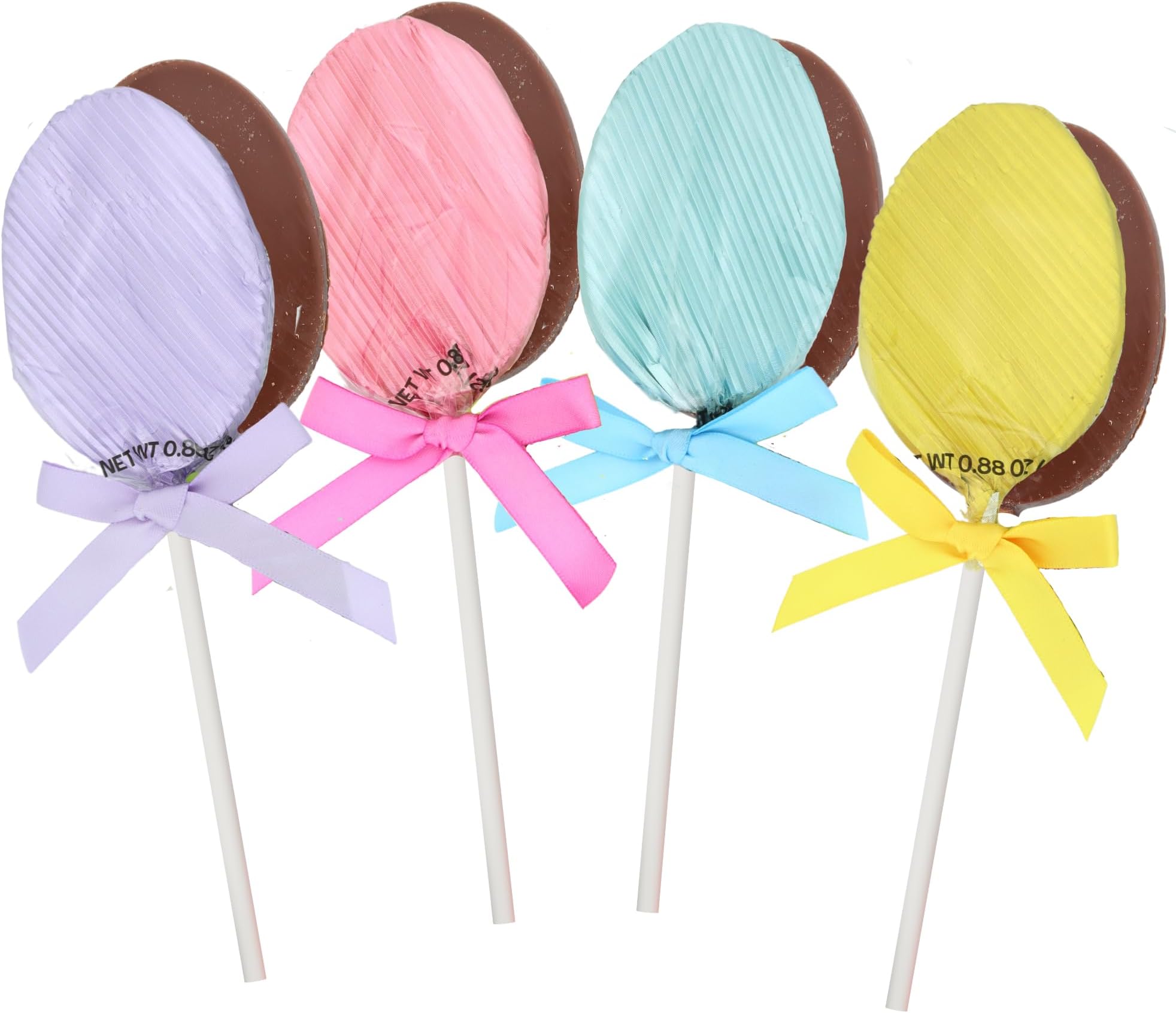 Amazon.com : Needzo Belgian Milk Chocolate Egg Pops, Individually ...