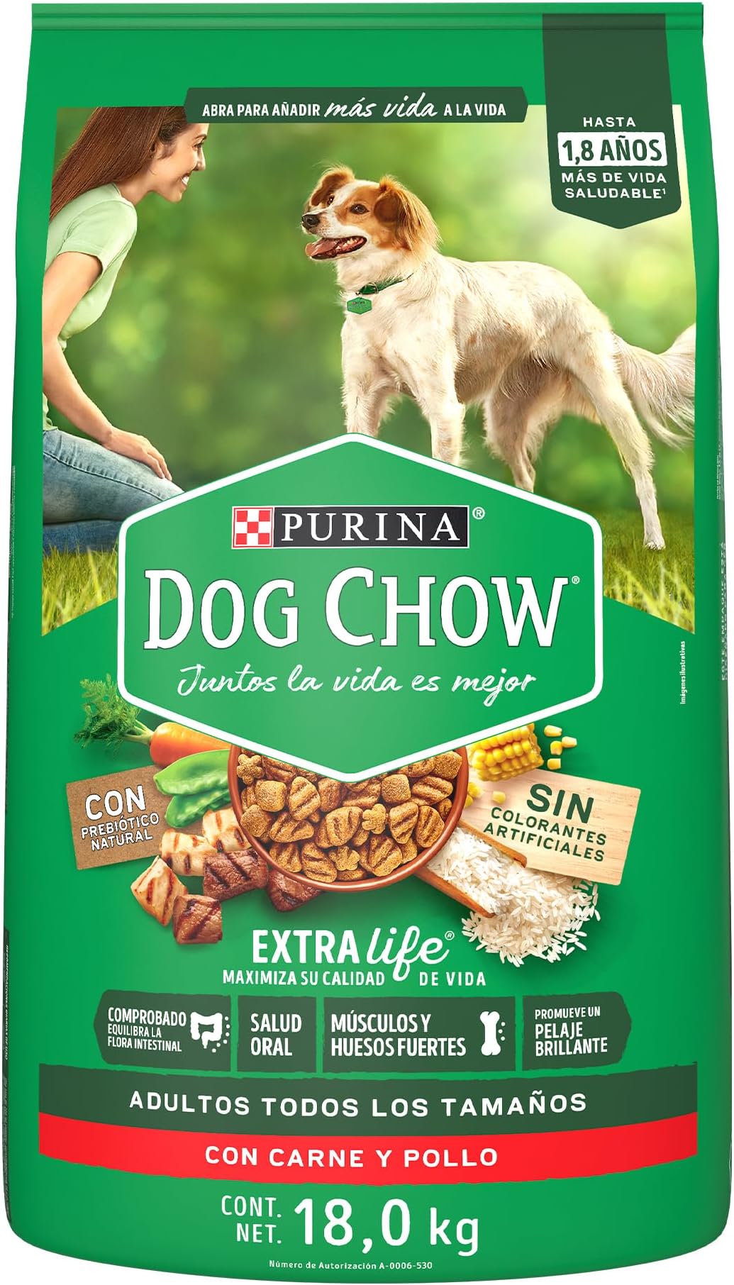 Purina Dog Chow Adult 18kg MX : Amazon.com.mx: Productos para animales