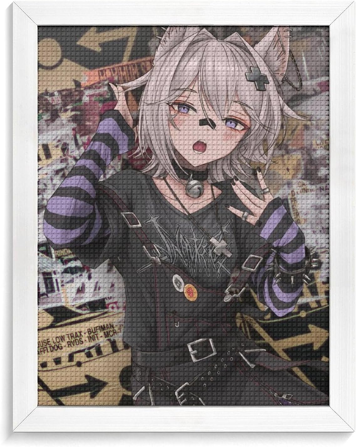 Amazon.co.jp: Diamond Art Kit, Virtual VTuber Filian Anime Pattern ...