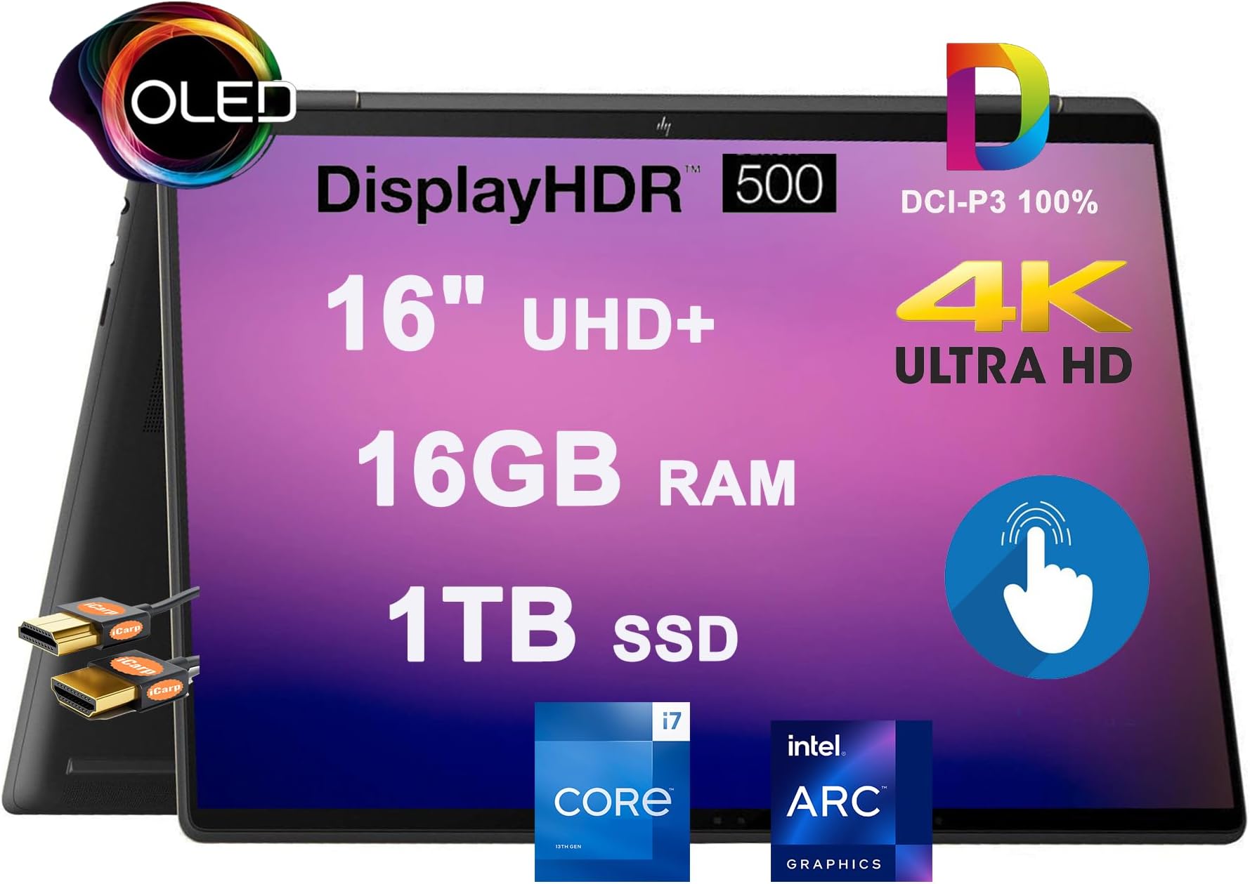 Amazon.com: HP Spectre x360 AI Powered 2-in-1 Laptop 14.0" Touchscreen ...