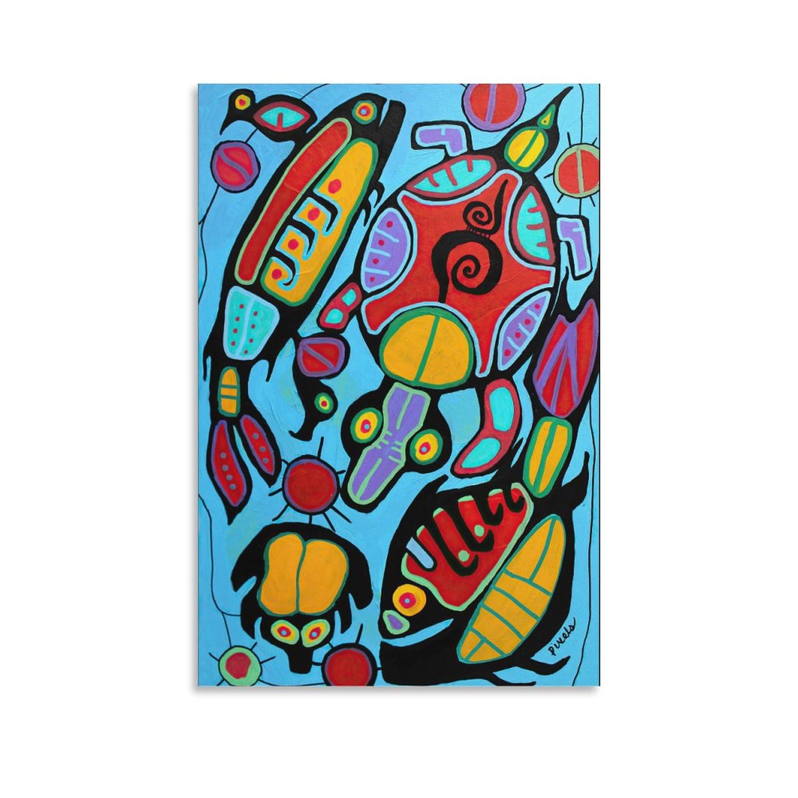 Sepe Norval Morrisseau Art Poster Canadian Aboriginal Artists (34 ...