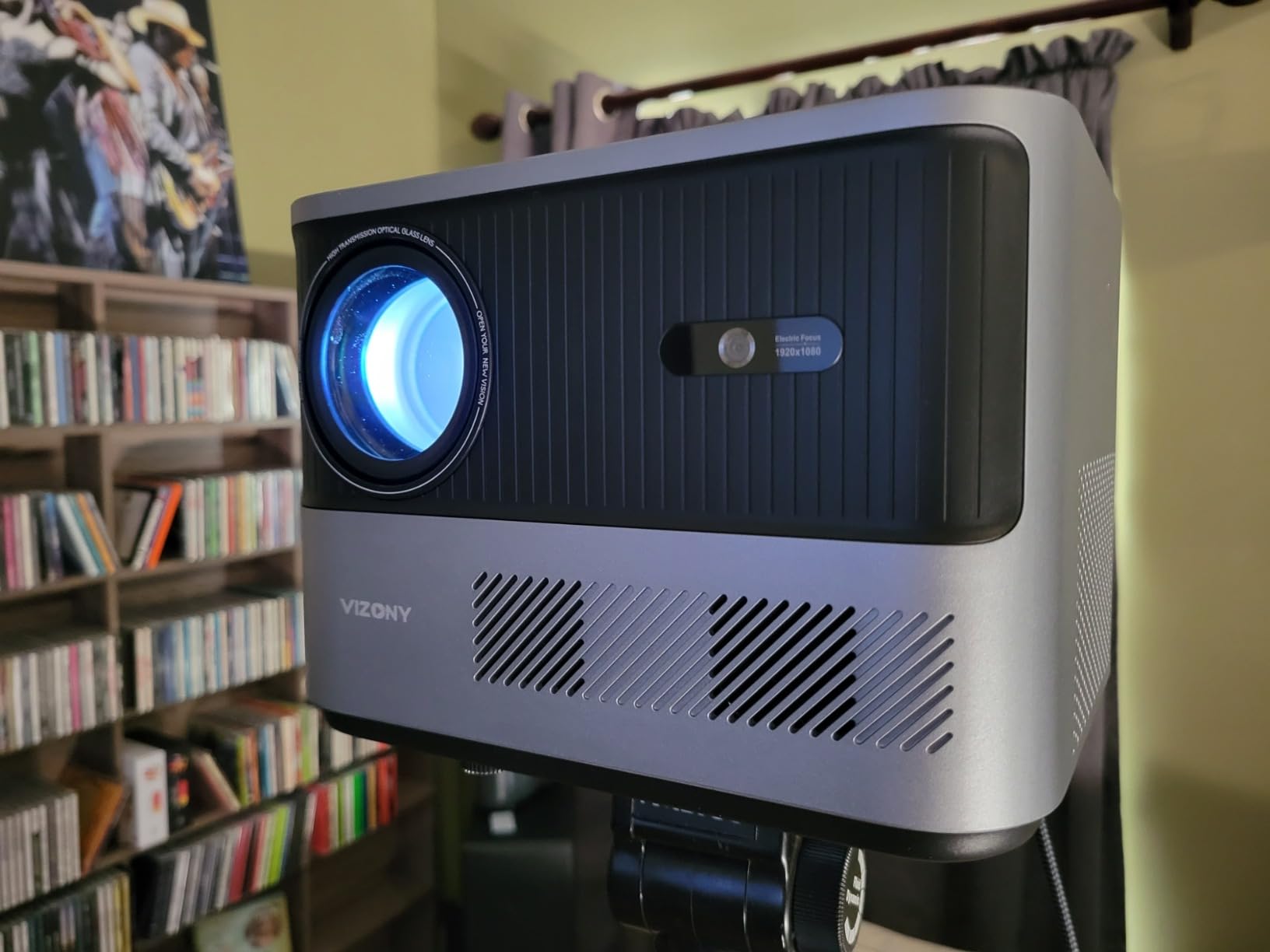 $32/mo - Finance VIZONY FHD 1080P Projector 4K Support, 800ANSI 5G WiFi ...