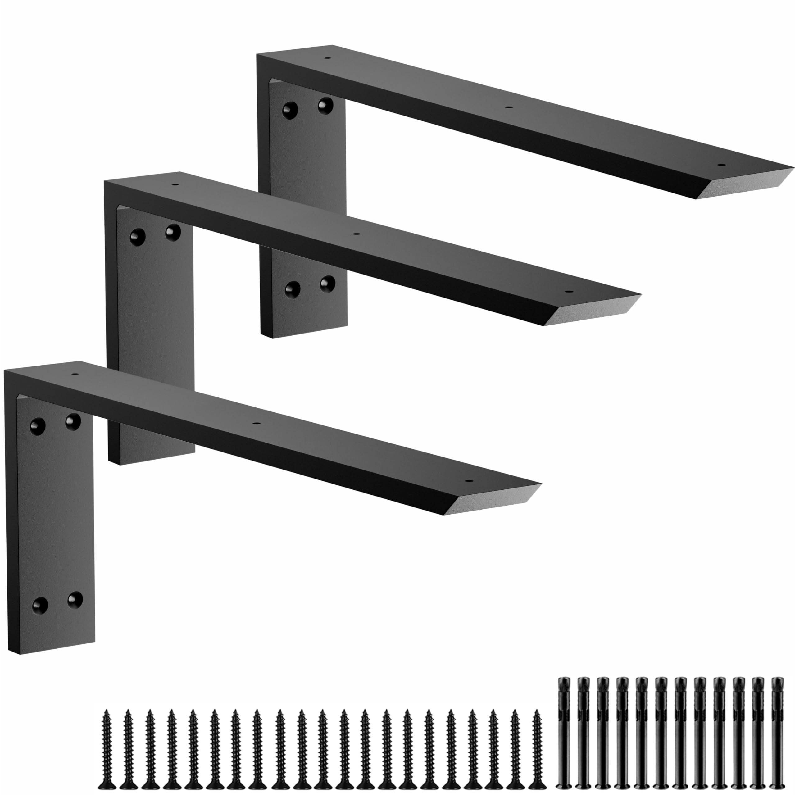 Amazon.com: Premium Heavy Duty Countertop Brackets 20 inch 3 Pack (2/5 ...