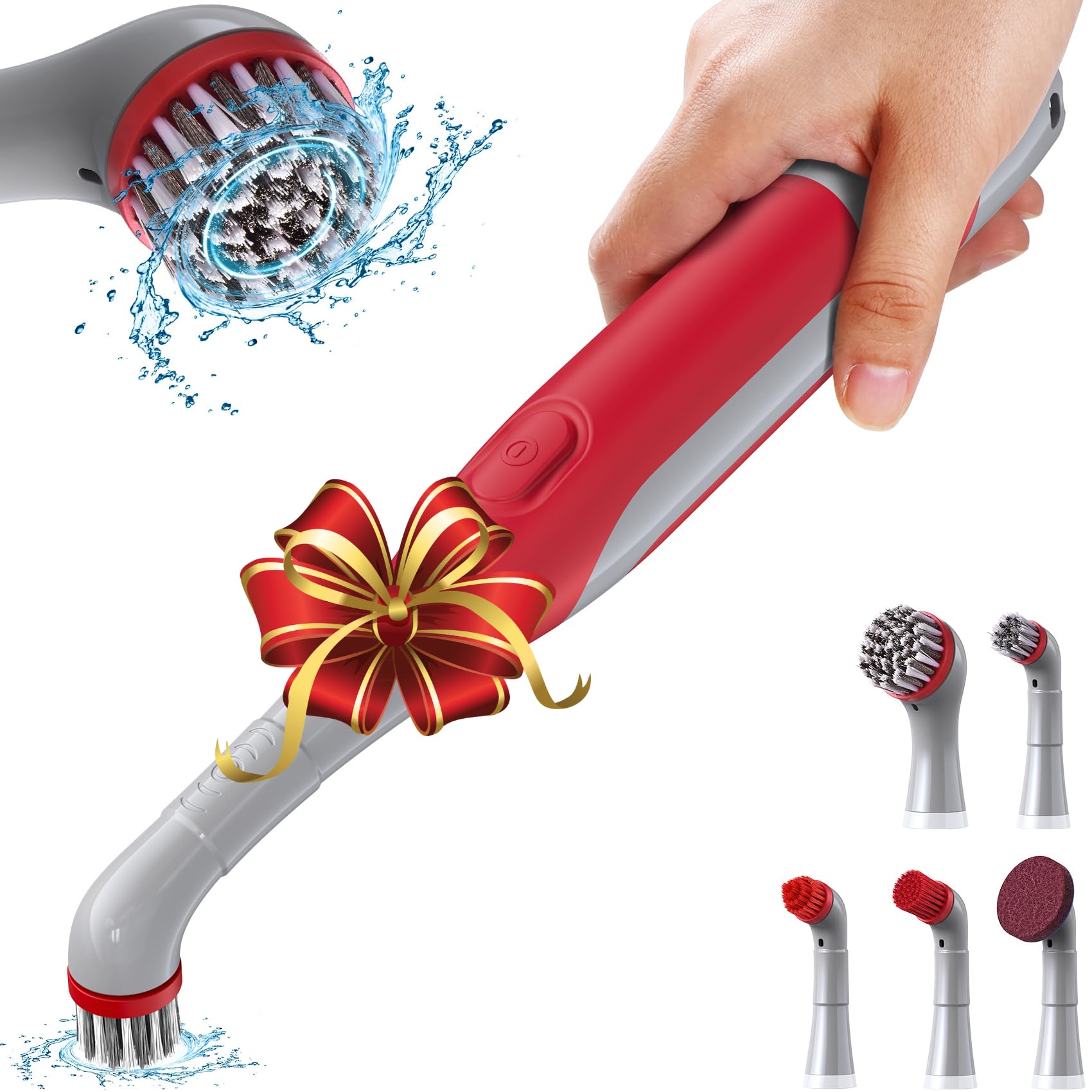 Sweepulire Battery Operated Cleaning Brush, Electric Grout Cleaning ...