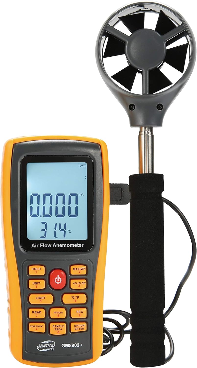Benetech GM8902+ Air Flow Anemometer User Manual