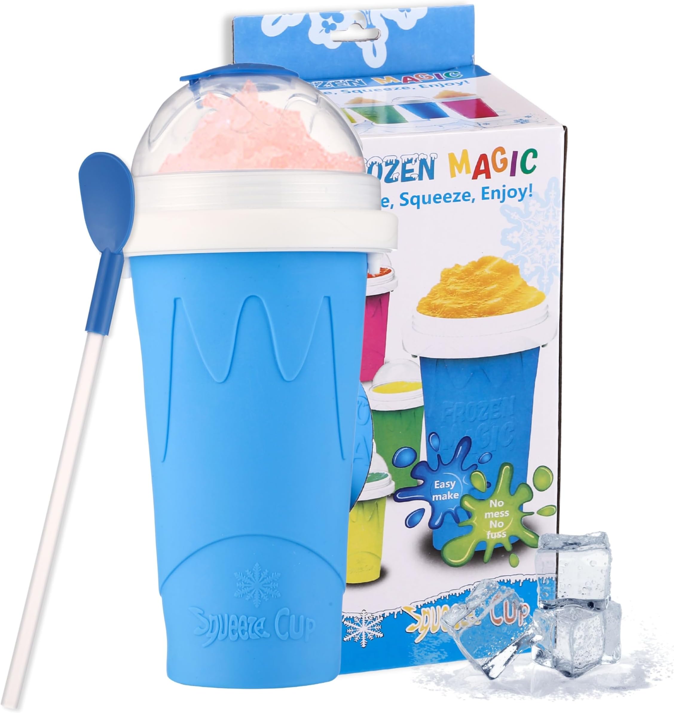 Amazon.com: Frozen Magic Slushy Maker Cup,TIK TOK Quick Frozen ...