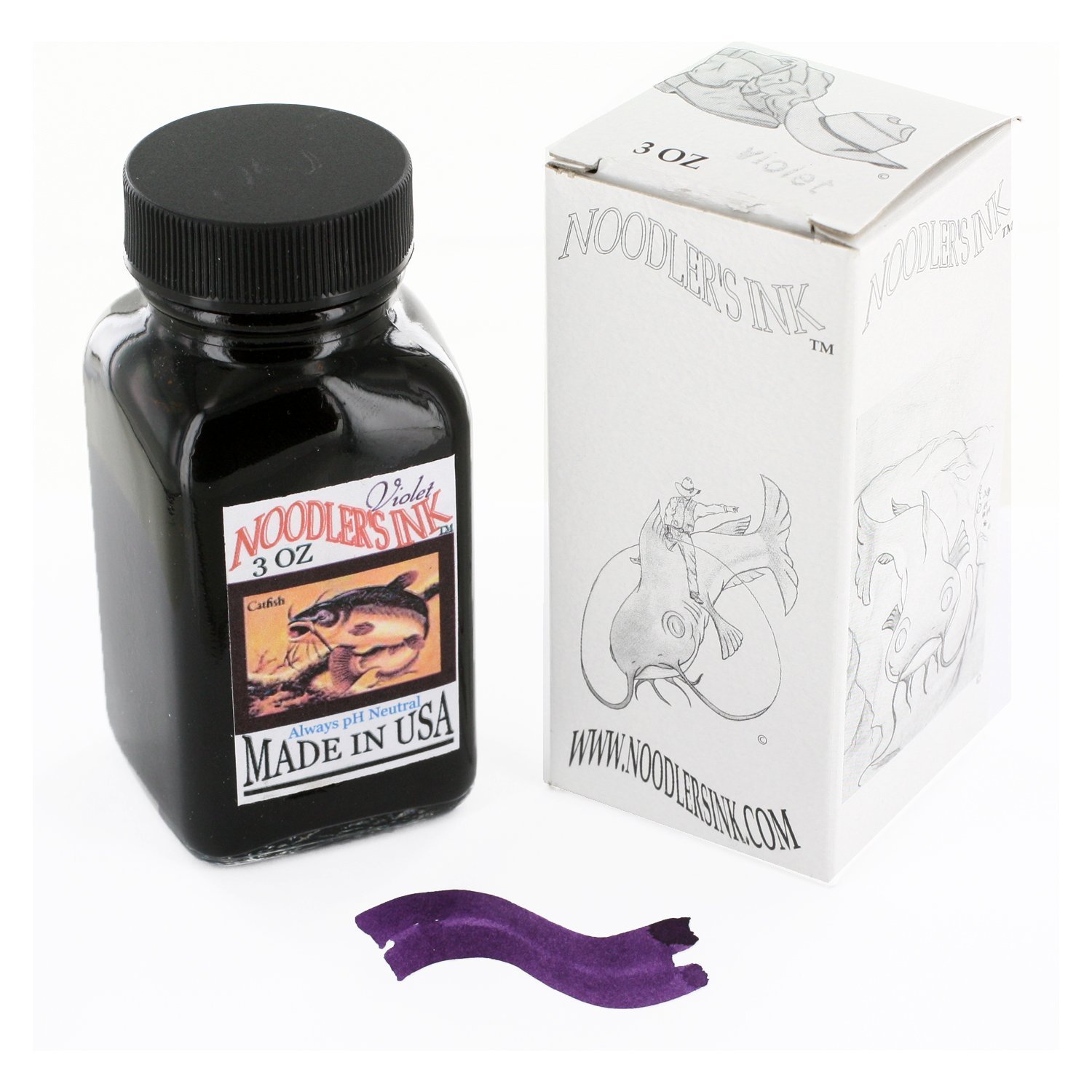 Amazon.com : Noodler's Ink Refills Violet Bottled Ink : Fountain Pens ...
