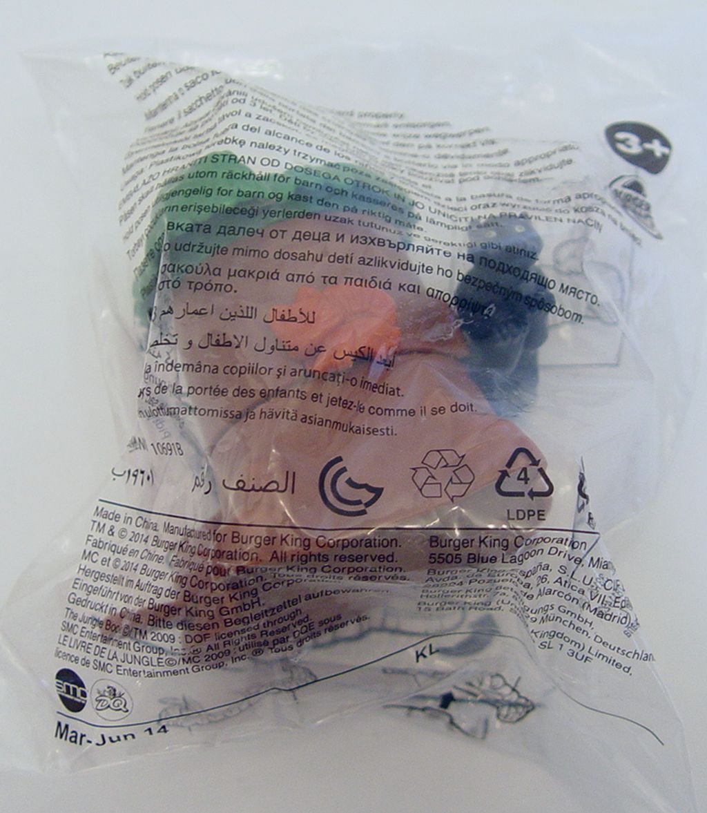 Buy Jungle Book Burger King Tree Bagheera Chasing a Fox Online at ...