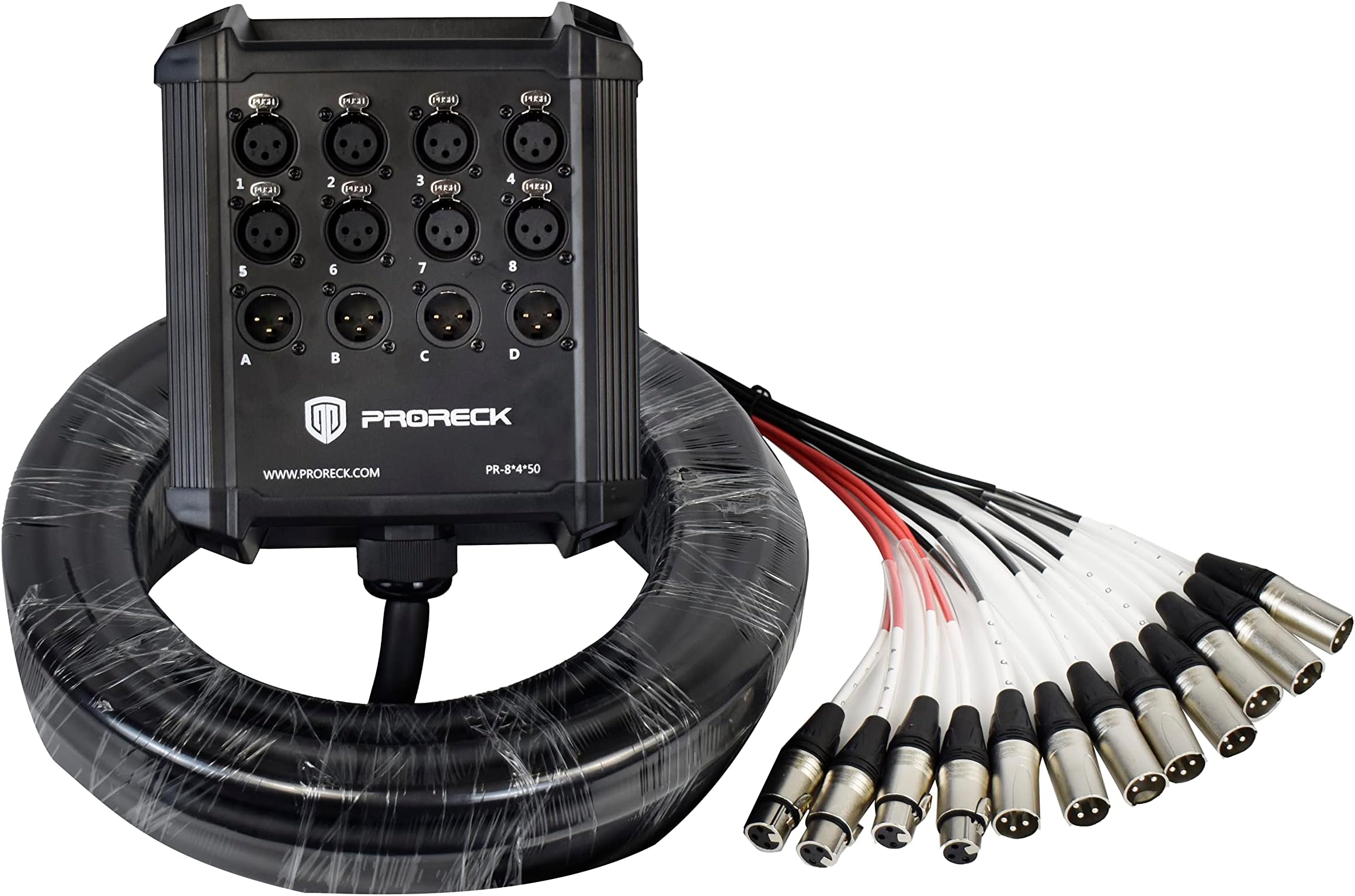 Amazon.com: PRORECK 8-Channel Low Profile XLR Send Circuit Board Snake ...