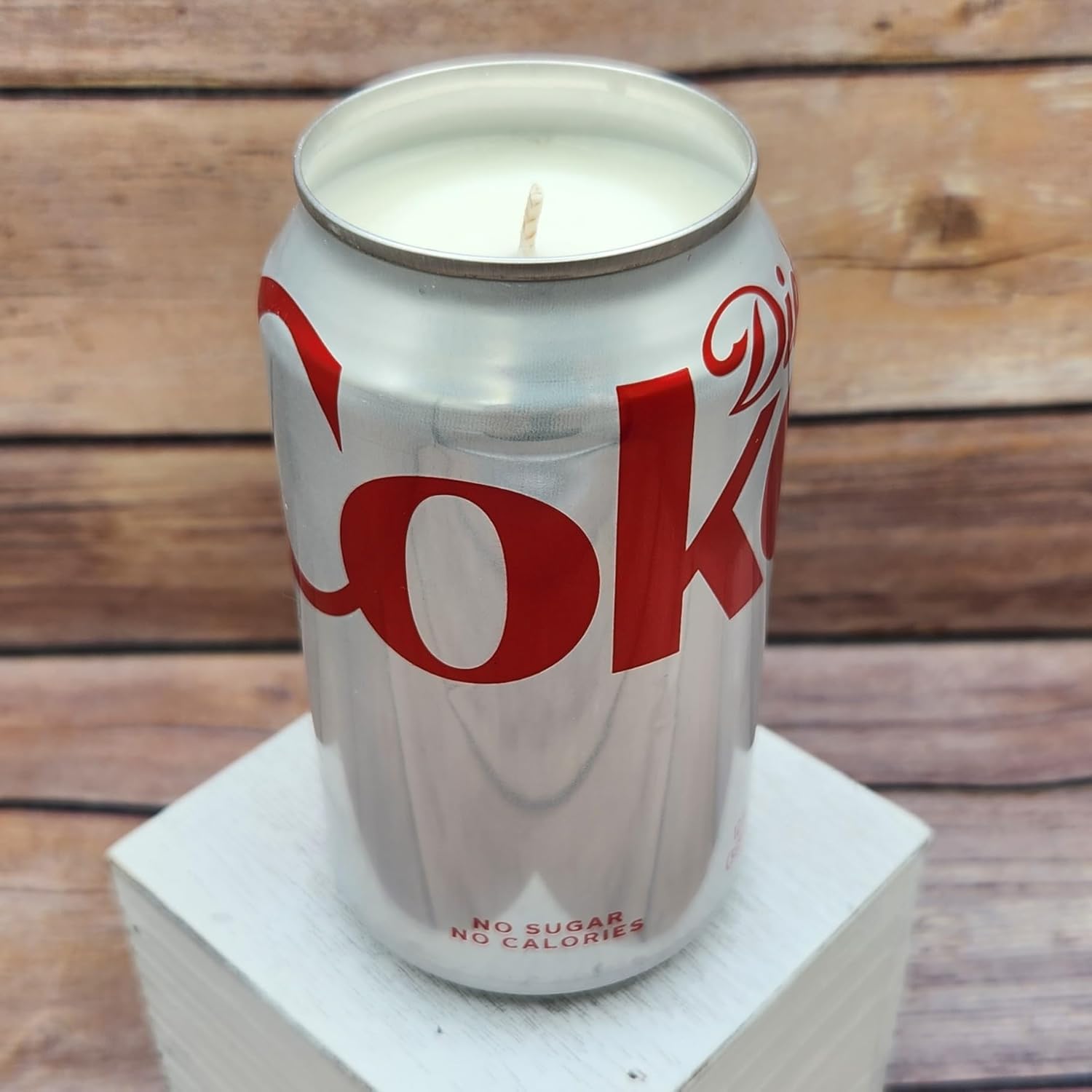 Amazon.com: Diet Cola Soda Pop Can Soy Candle with Cola Scent - Hand ...