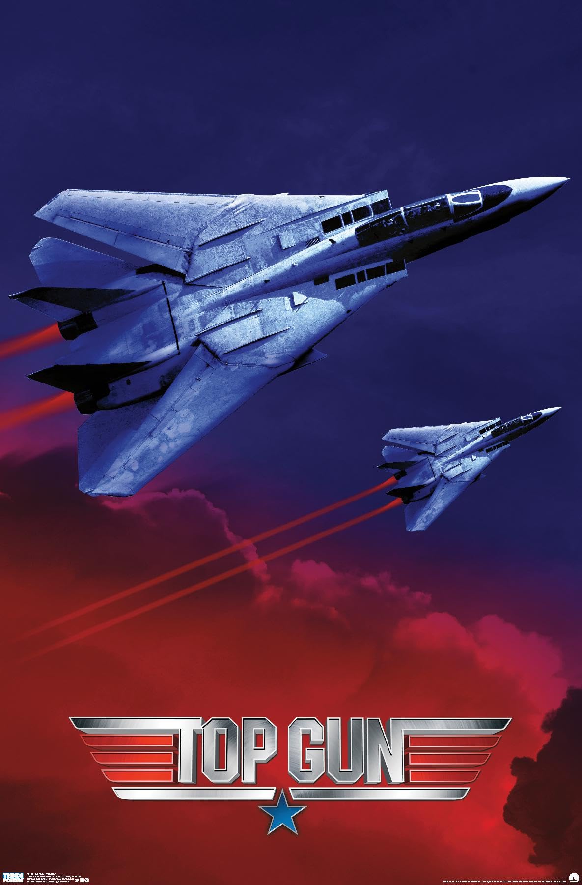 Amazon.com: Trends International Top Gun - Wingman Wall Poster, 34L x ...