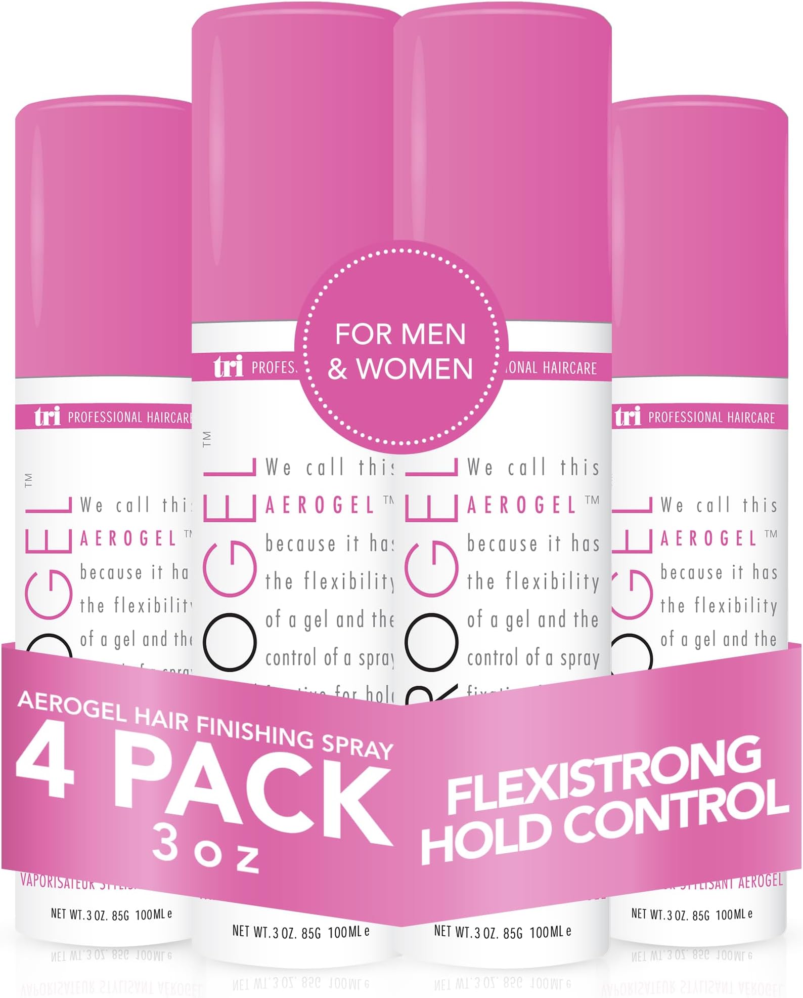 Amazon.com : TRI Design Aerogel Hair Spray - Extra Hold, Free & Clear ...