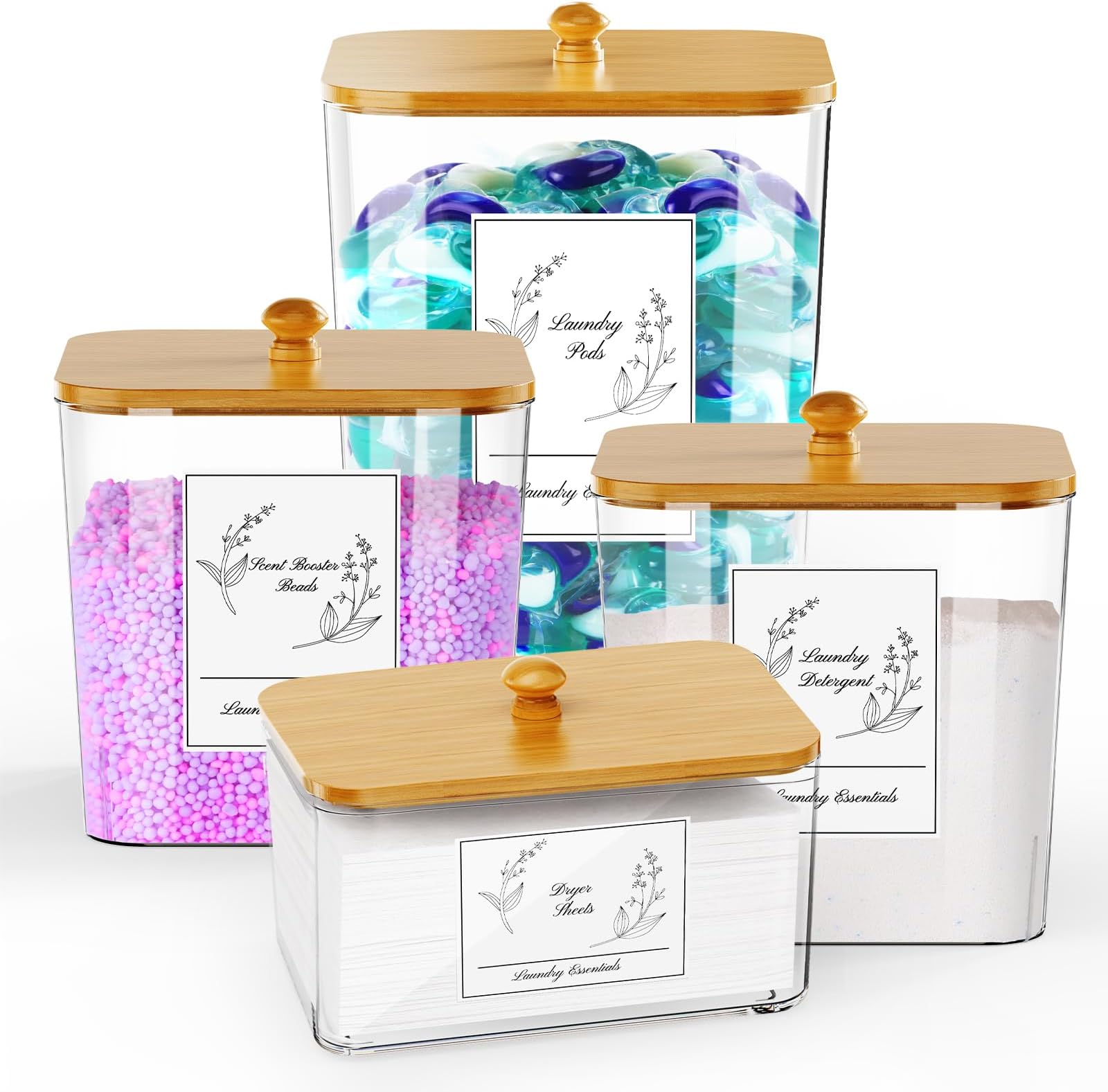 Amazon.com: Moryimi Laundry Scent Booster Container for Laundry Room ...