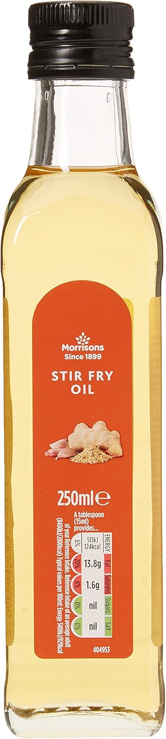 Morrisons Stir Fry Oil, 250 ml, Pack of 6 : Amazon.co.uk: Grocery
