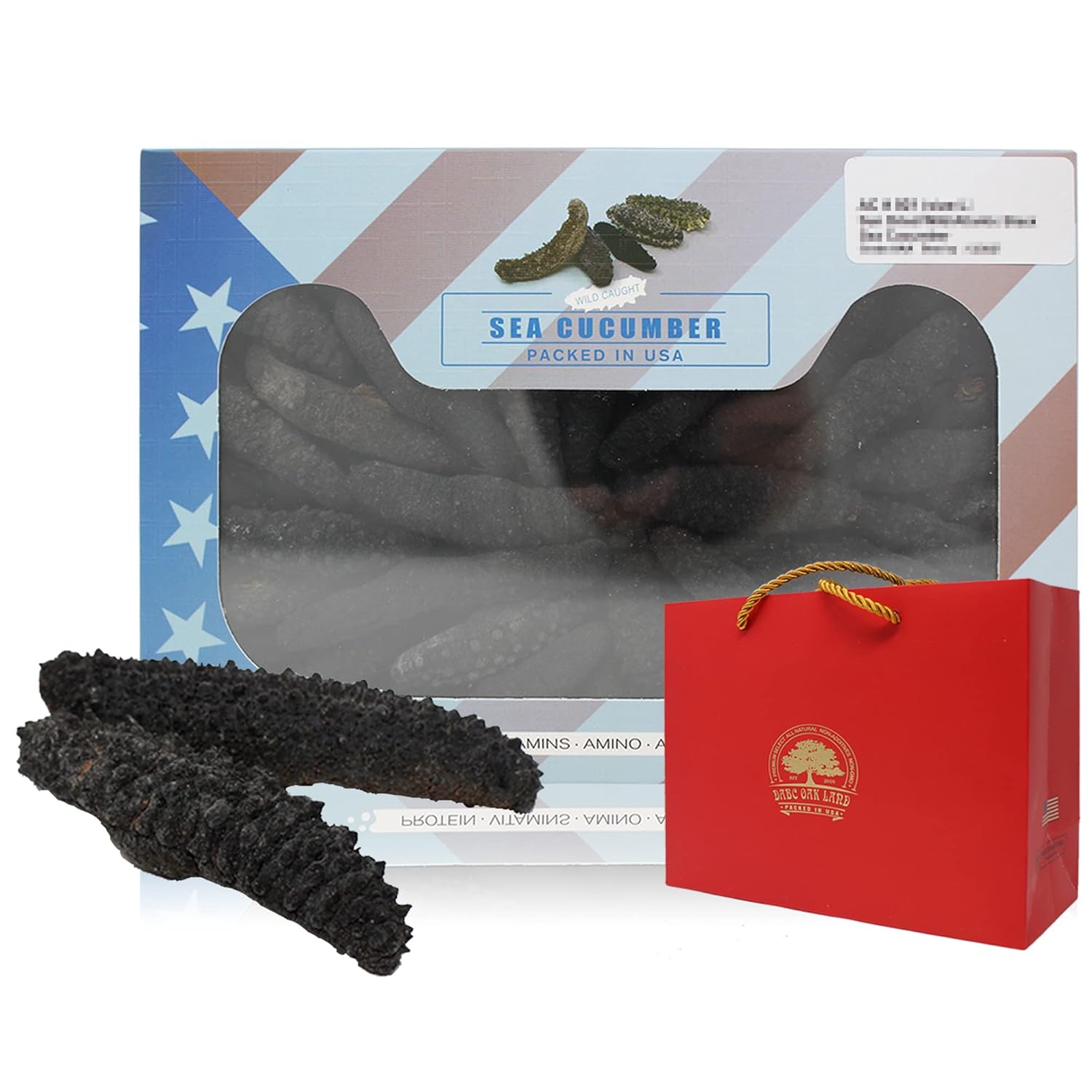 Amazon.com: DOL Wild Caught,Sun Dried Atlantic Black Pin Sea Cucumber ...