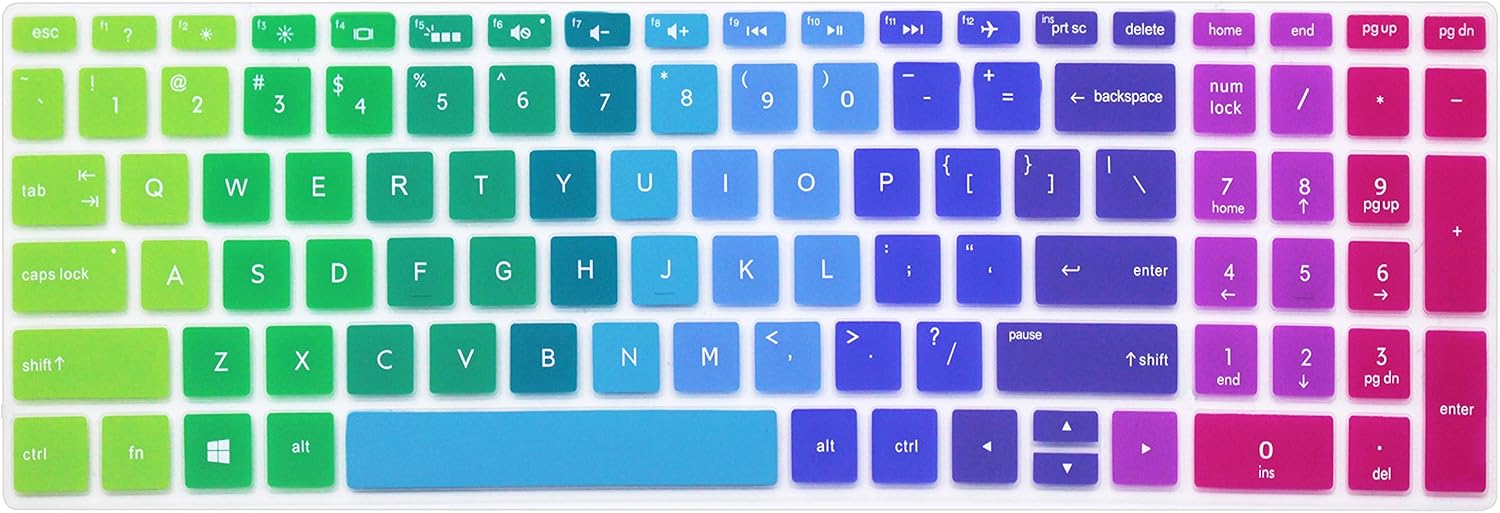 Amazon.com: Keyboard Skin Compatible 15.6" 2018 Flagship HP Pavilion ...