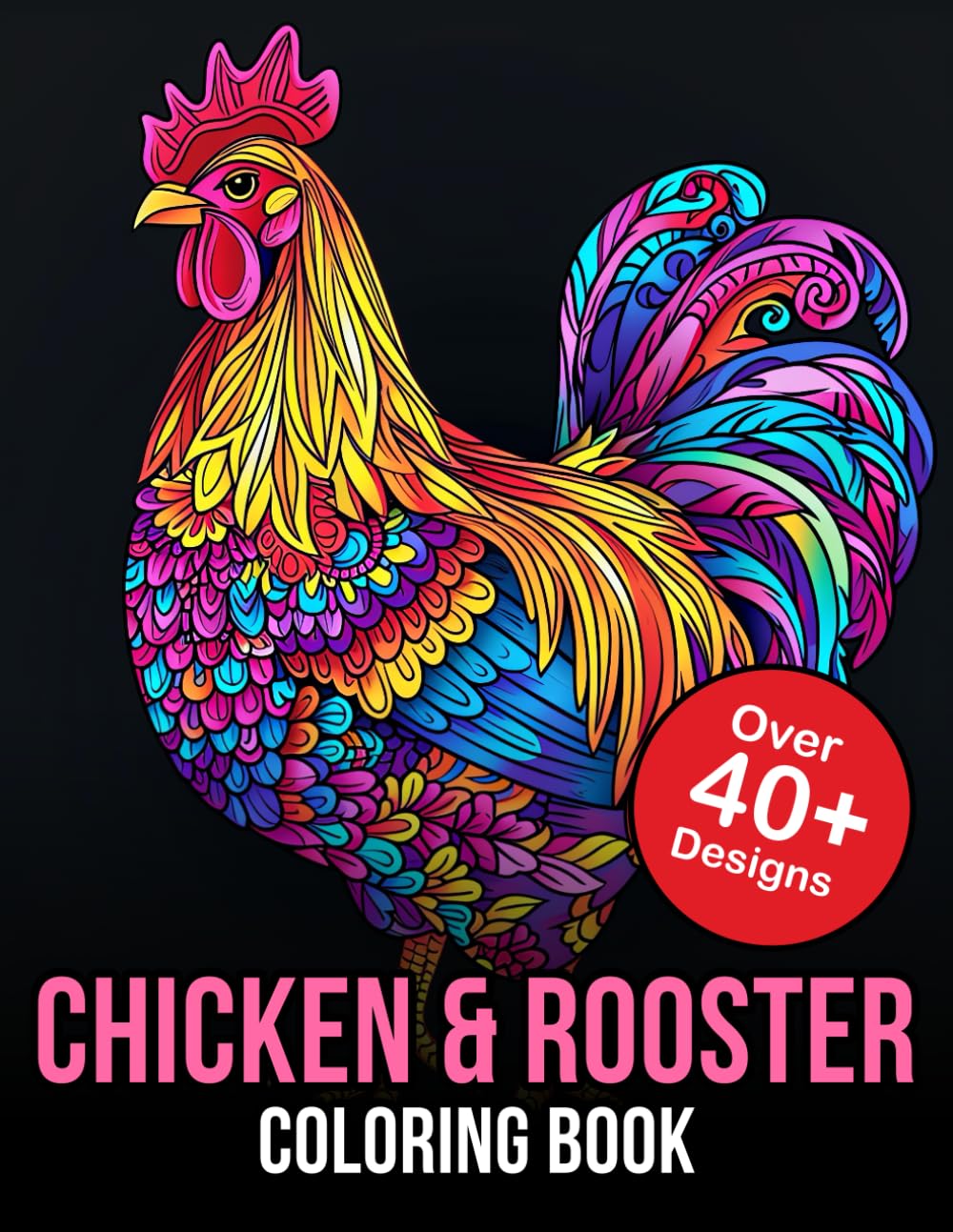 Amazon.com: Chicken And Rooster Coloring Book: Plumes & Colors: A ...