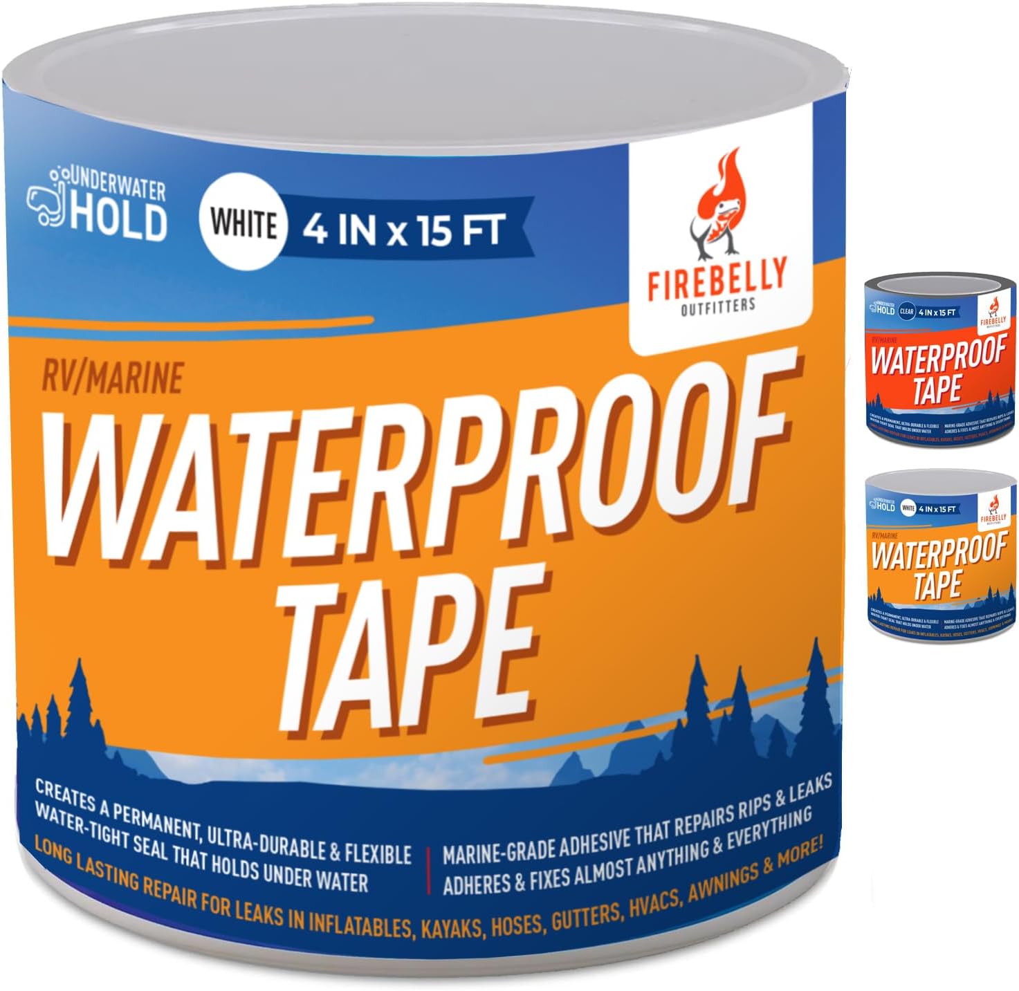 Amazon.com: T-REX Heavy Duty Waterproof and Repair Tape for Wet or ...