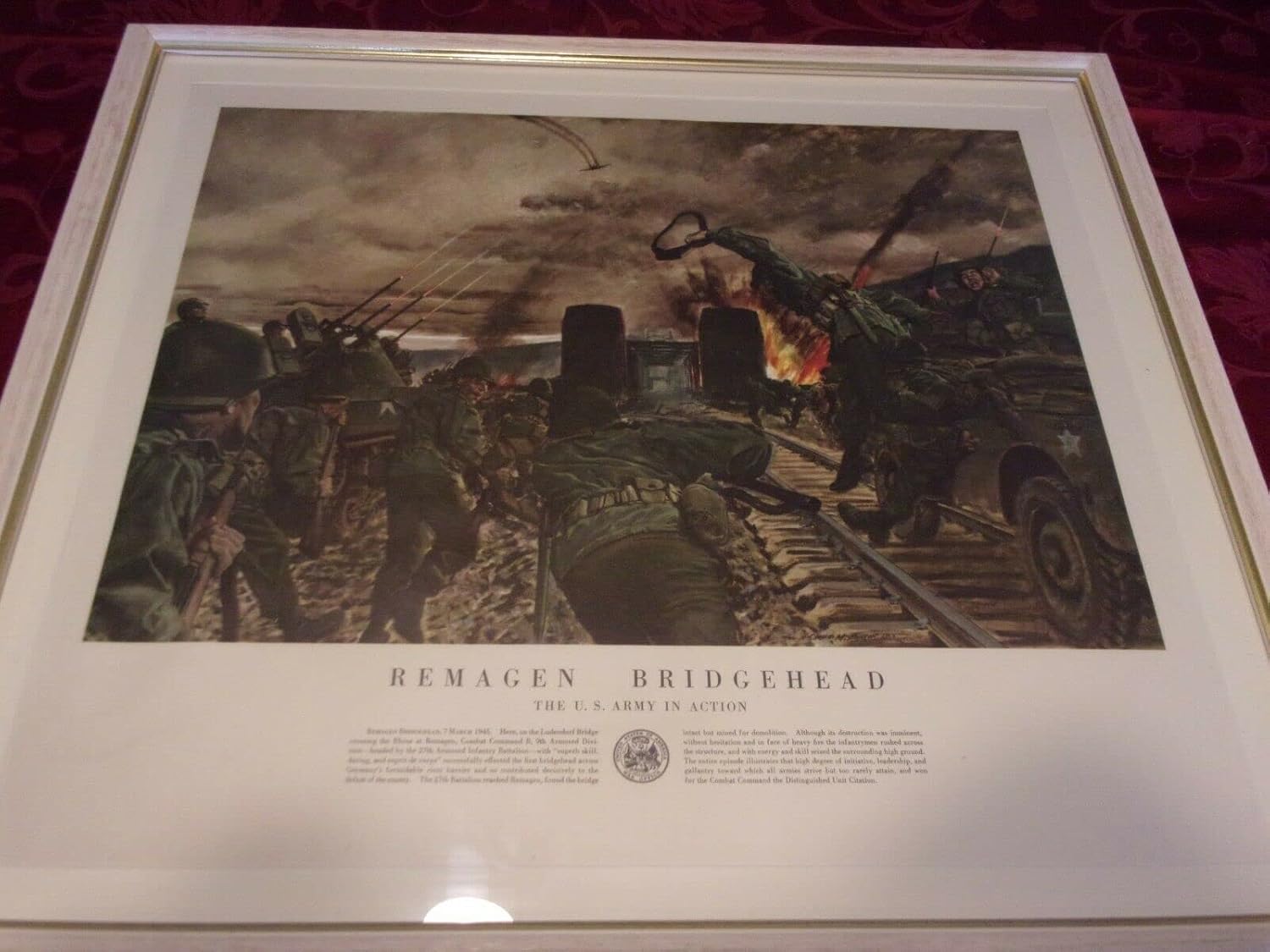 Amazon.com - REMAGEN BRIDGEHEAD ARMY IN ACTION ILLUSTRATED IN WHITE ...