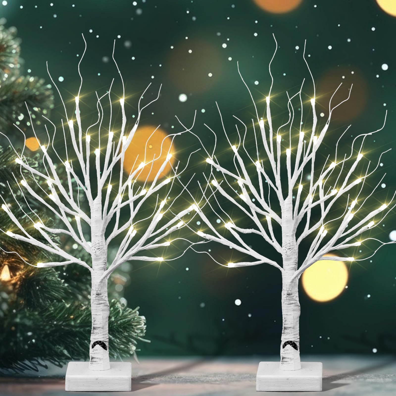 Amazon.com: alfyng LED Fiber Optic Christmas Tree, Color Changing ...