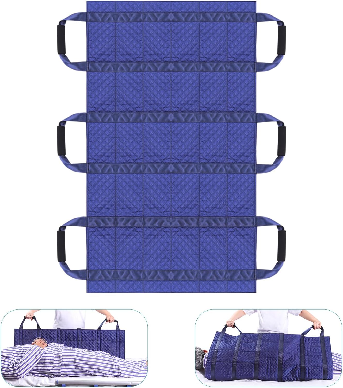 Amazon.com: Positioning Bed Pad with Reinforced Handles,Reusable ...