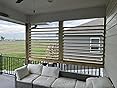Amazon.com: Pylex Deck Sunblind System 11060, Louvers Bracket Shutter ...