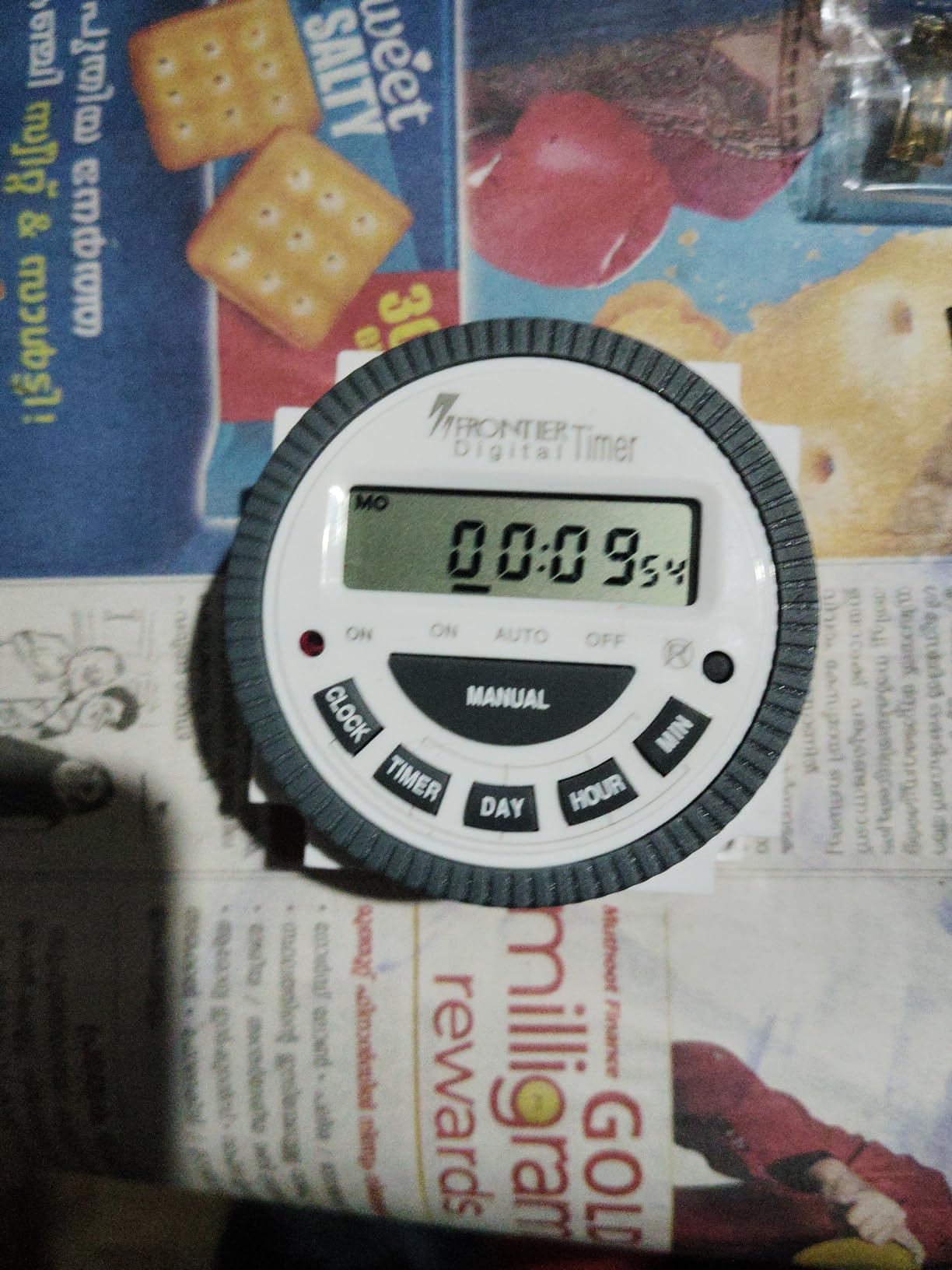 Frontier TM619H2 Digital Timer Programmable Time Switch with LCD 4 Pin ...