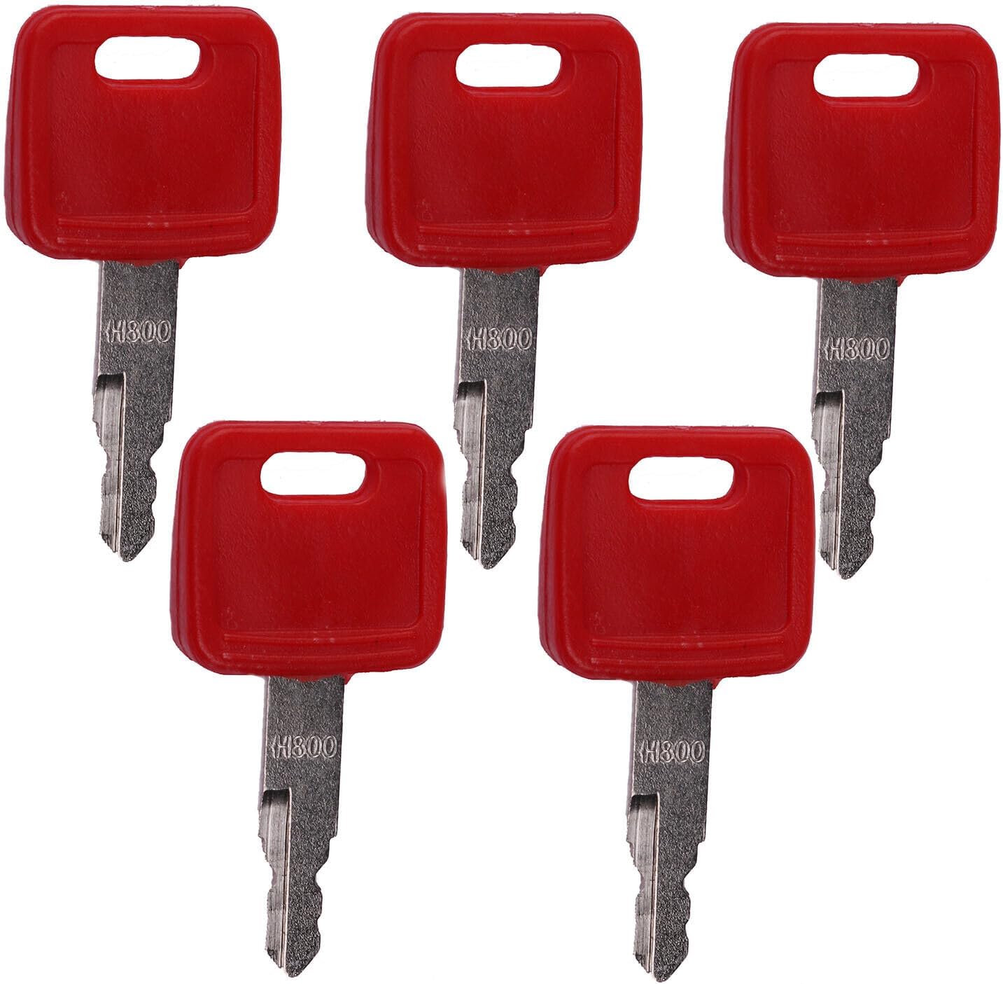 Amazon.com: Premium Replacement Part for 5X Ignition Keys AT194969 for John Deere Excavator 60G ...