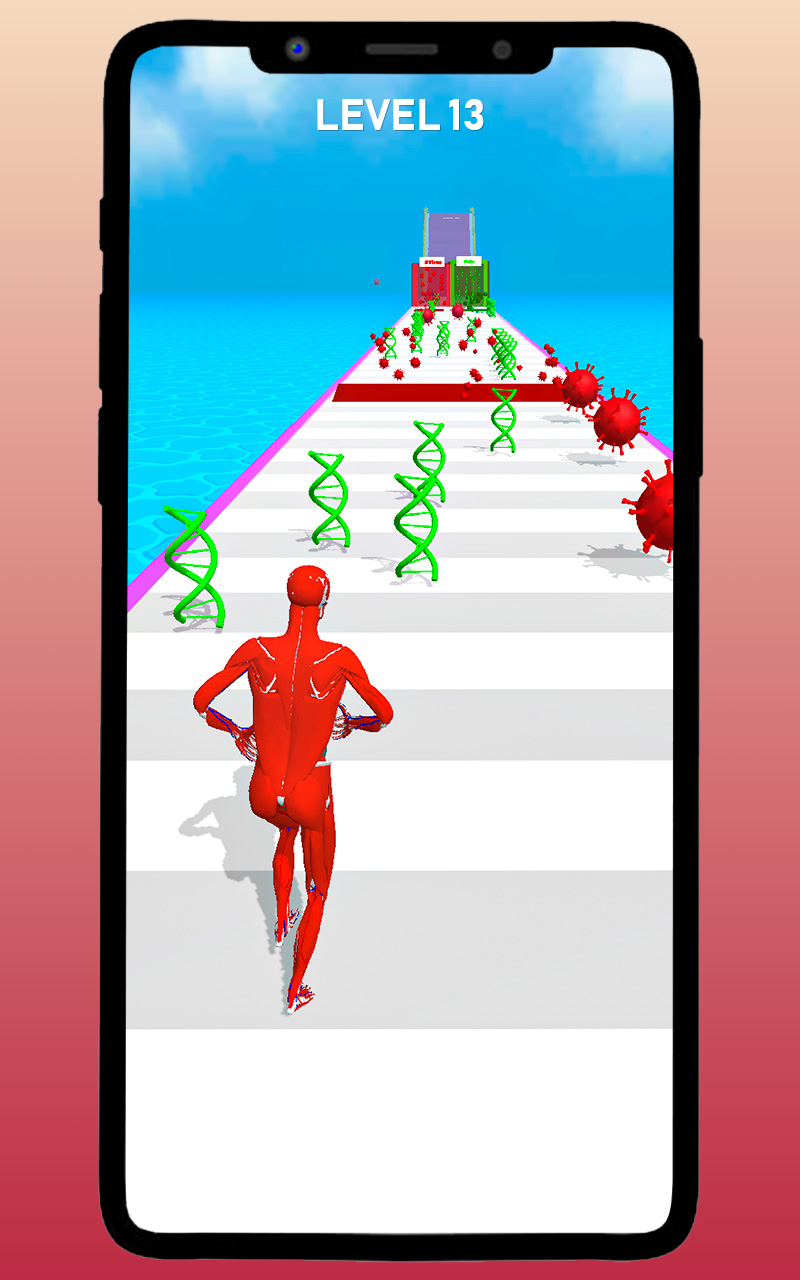 Human DNA Evolution! Skeleton Muscle Runner Body Rush Race 3D - Mutant ...