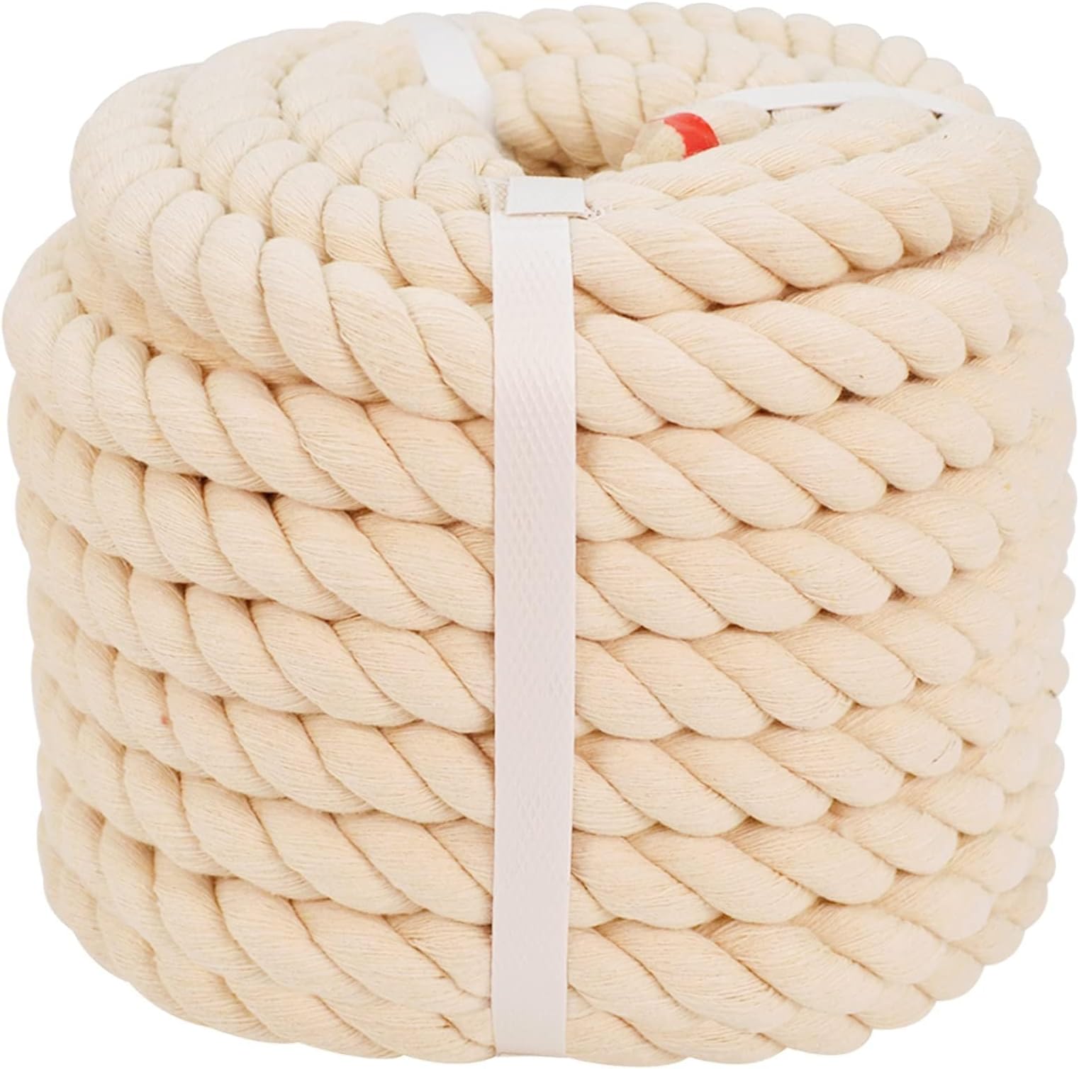 Premium White Twisted Nylon Rope (2 Inch x 25 Feet) - Multipurpose ...