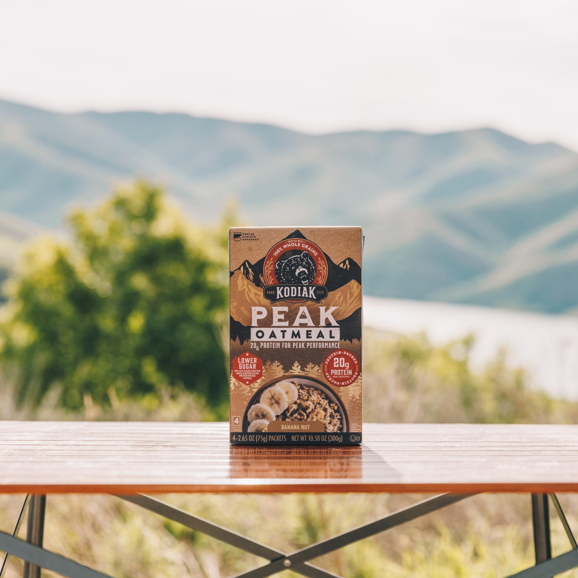 Snapklik.com : Kodiak Cakes Peak Instant Oatmeal Packets, Banana Nut ...