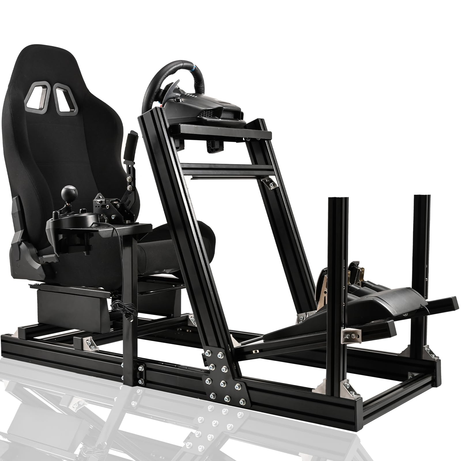 Buy Marada Sim Racing Cockpit Wheel Stand Adjustable Aluminum Fit for ...