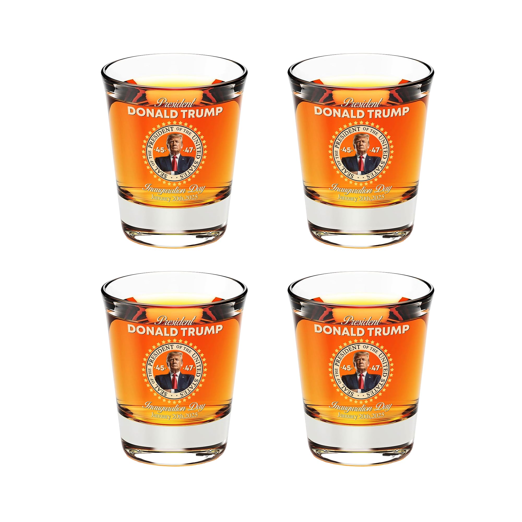 Amazon.com | Aclinko Trump Inauguration Day 2 Oz Shot Glass - President ...