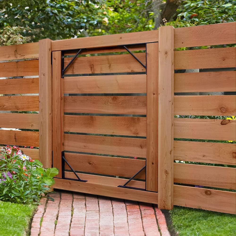 PYLEX 11050 Simple Gate Kit, 2,5" X 11" X 11", Black - Gate Hardware ...
