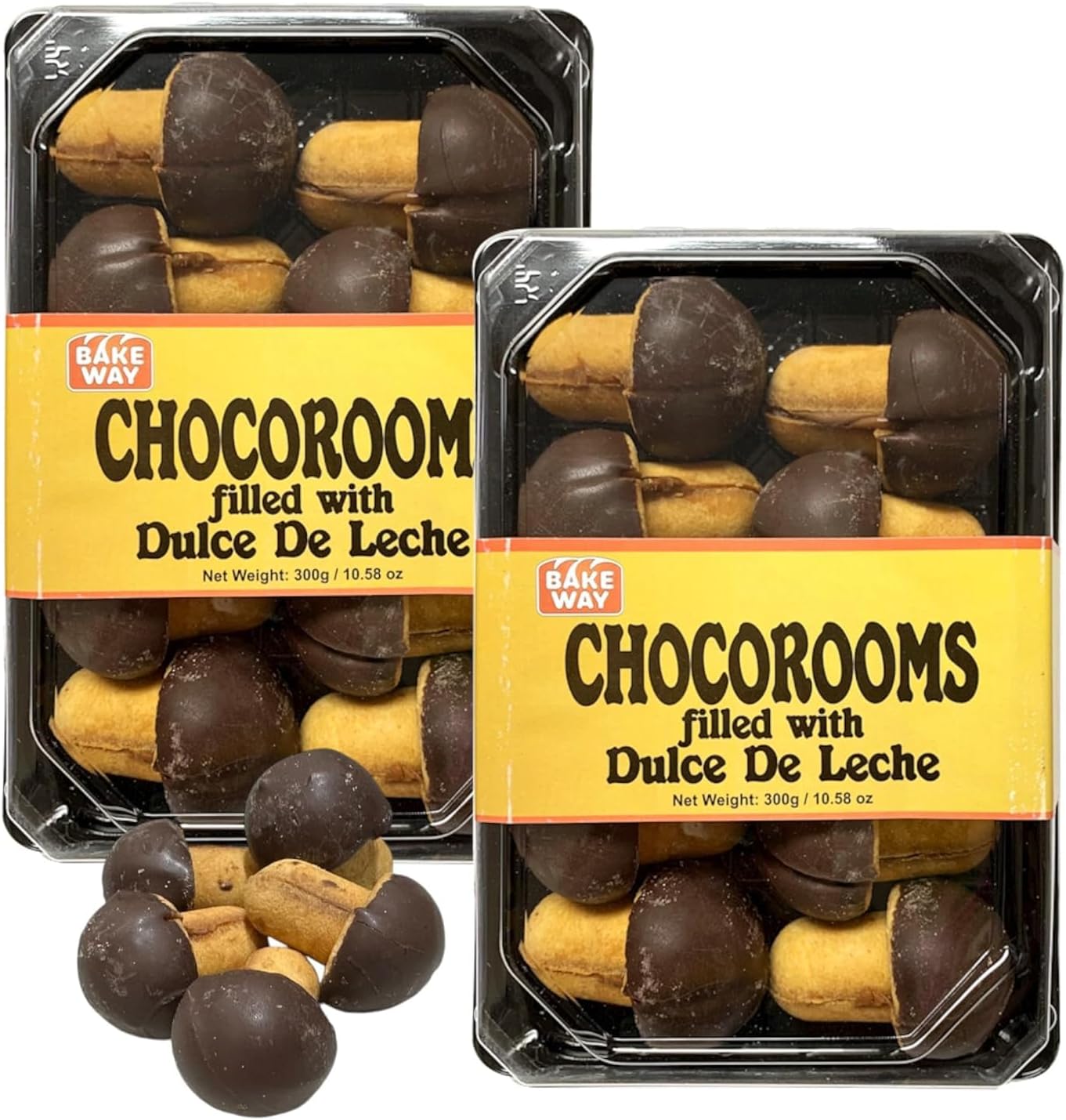 Amazon.com: ORESHKI Bakeway CHOCOROOMS Chocolate Cookies - Traditional ...