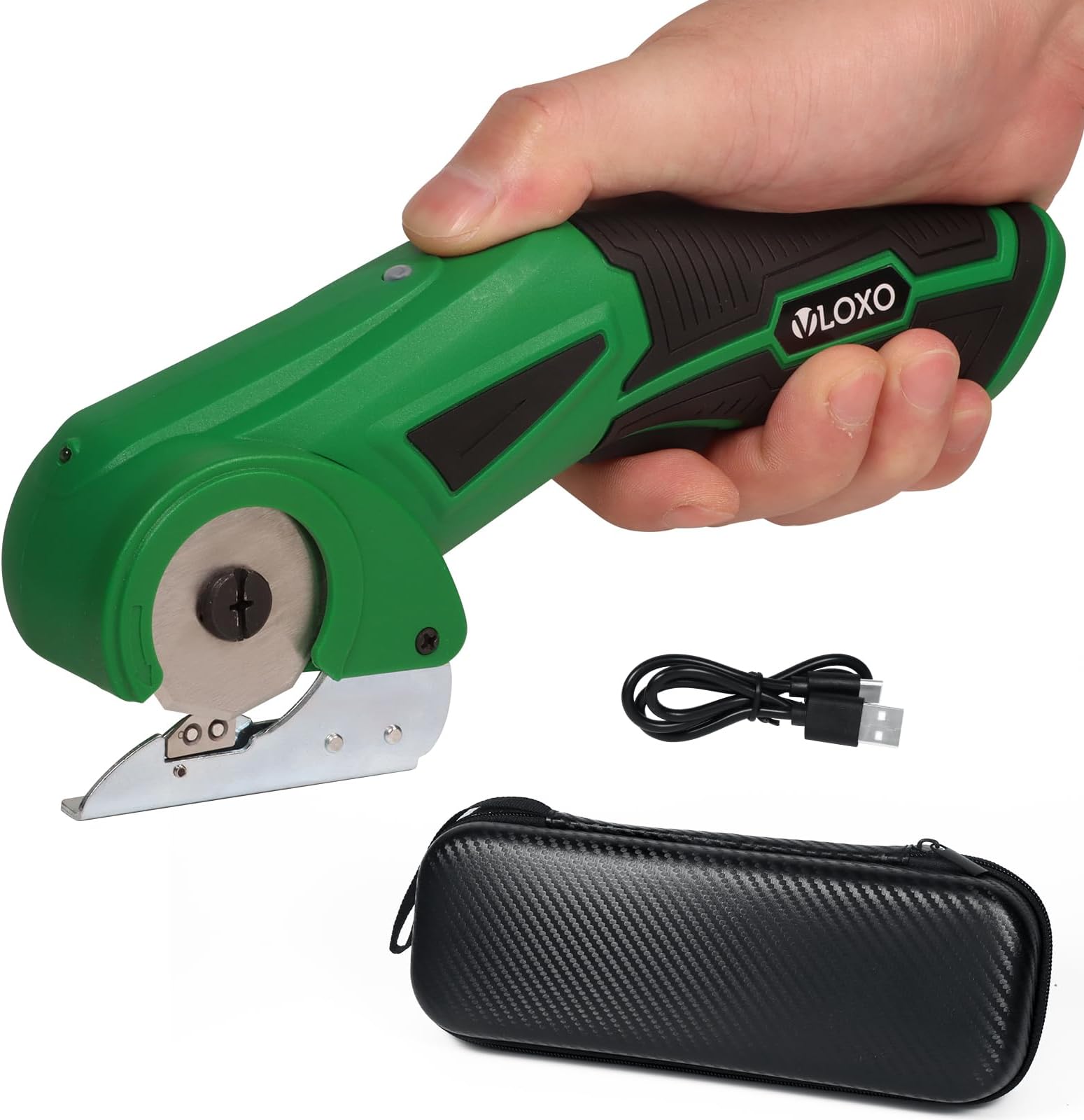 Sahtcaky Cordless Electric Scissors,4.2V Carpet & Cardboard Cutter ...