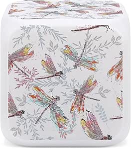 Amazon.com: Oyihfvs Watercolor Dragonflies Seamless on White Mini ...