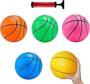 Mini Basketball, Colorful Children'S Mini Toy Basketball Set, With 16cm ...