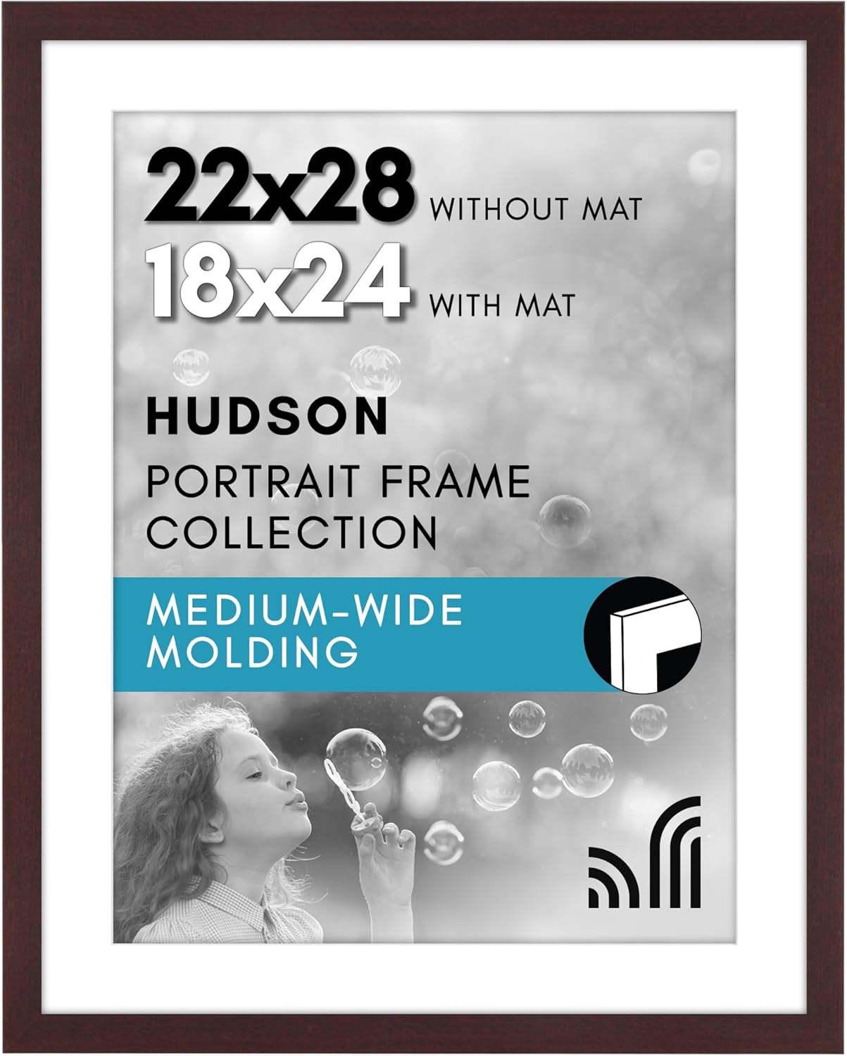 Amazon.com - Americanflat 22x28 Poster Frame with Polished Plexiglass ...