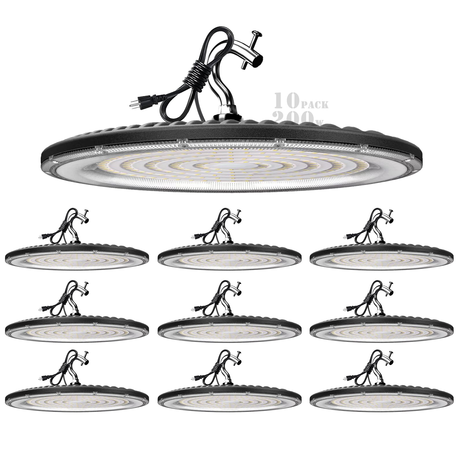 bulbeats Upgrade 200W LED High Bay Light 28000lm (Eqv.800W MH/HPS) High ...