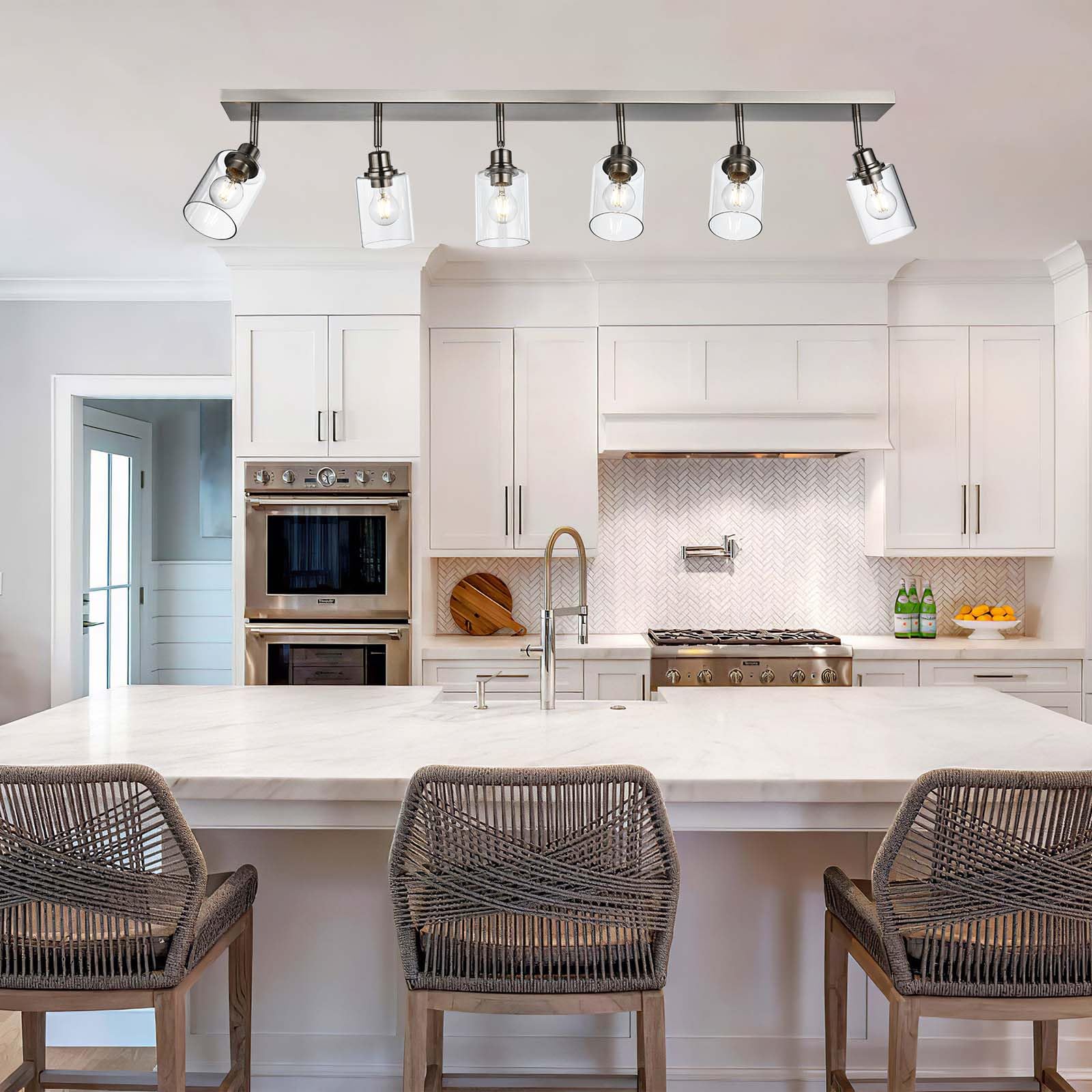 Brushed Nickel Track Lighting Kits