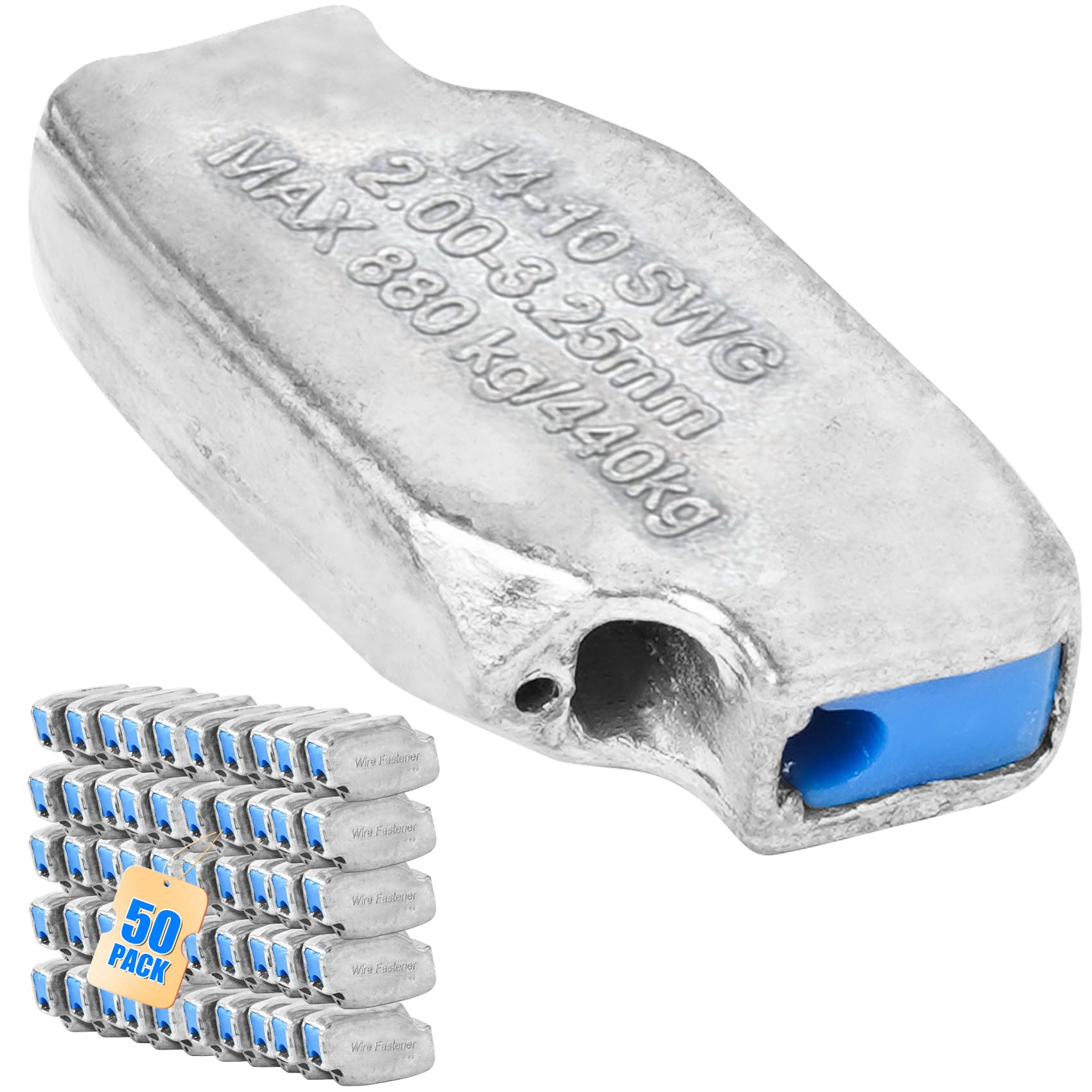 Snapklik.com : Wire Joiner 50 Pack For 14-10 Gauge Wire SWG