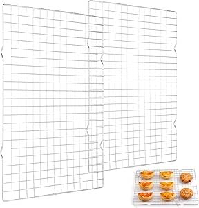 Amazon.com: 2 Pcs Cooling Rack for Cooking and Baking, 14.5"x10 ...
